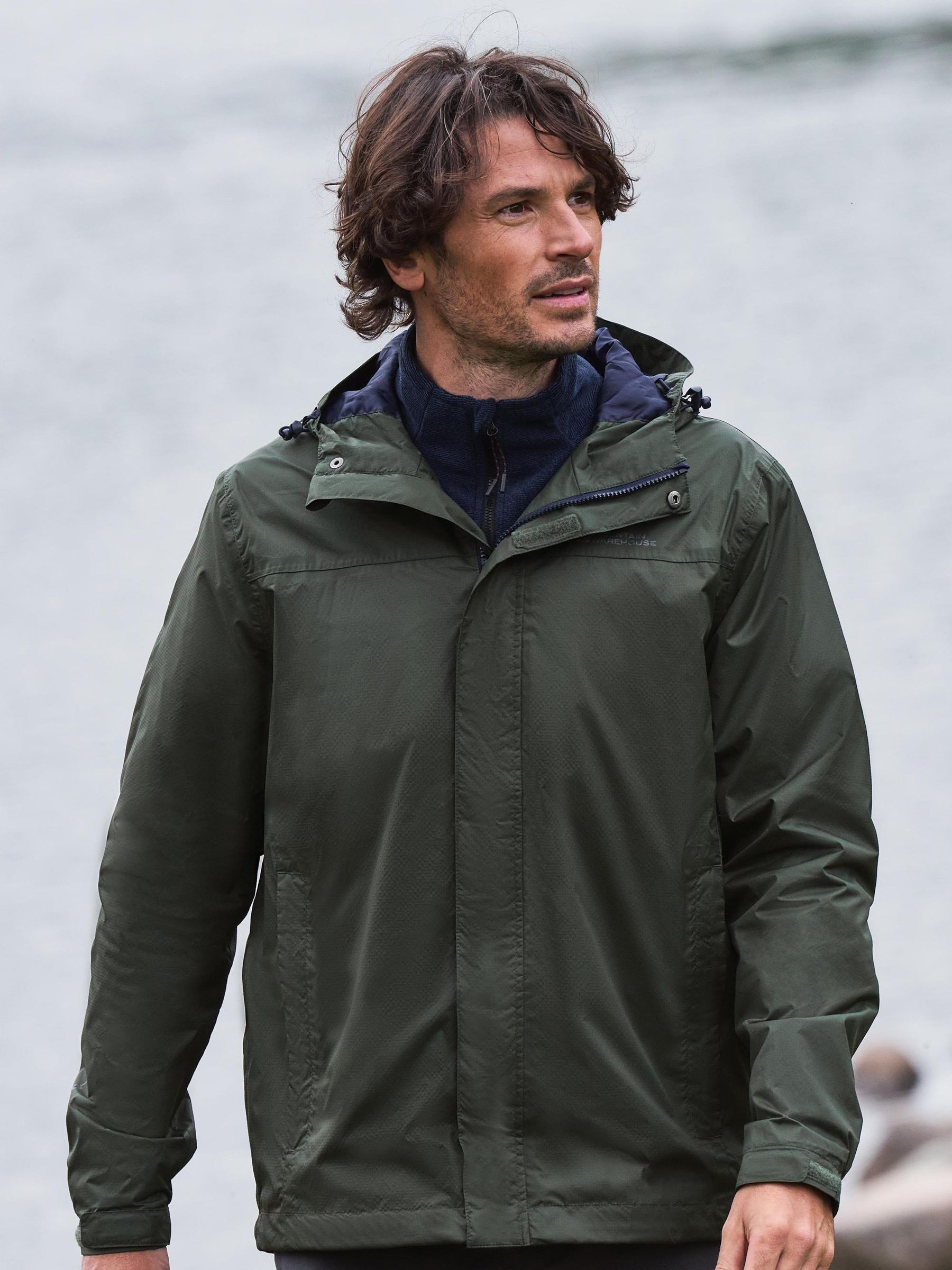 Buy Mountain Warehouse Green Mens Torrent Waterproof Jacket from the ...