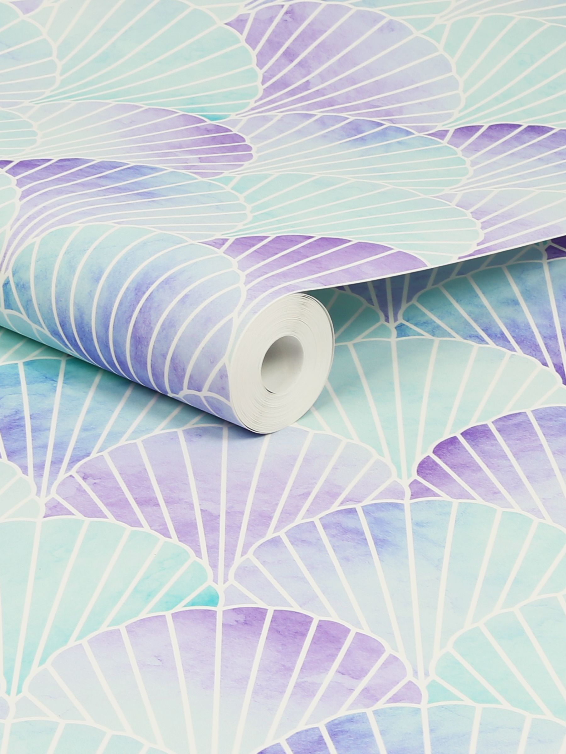 Buy Mystic Purple Mermaid Shell 10M Wallpaper from the Next UK online shop