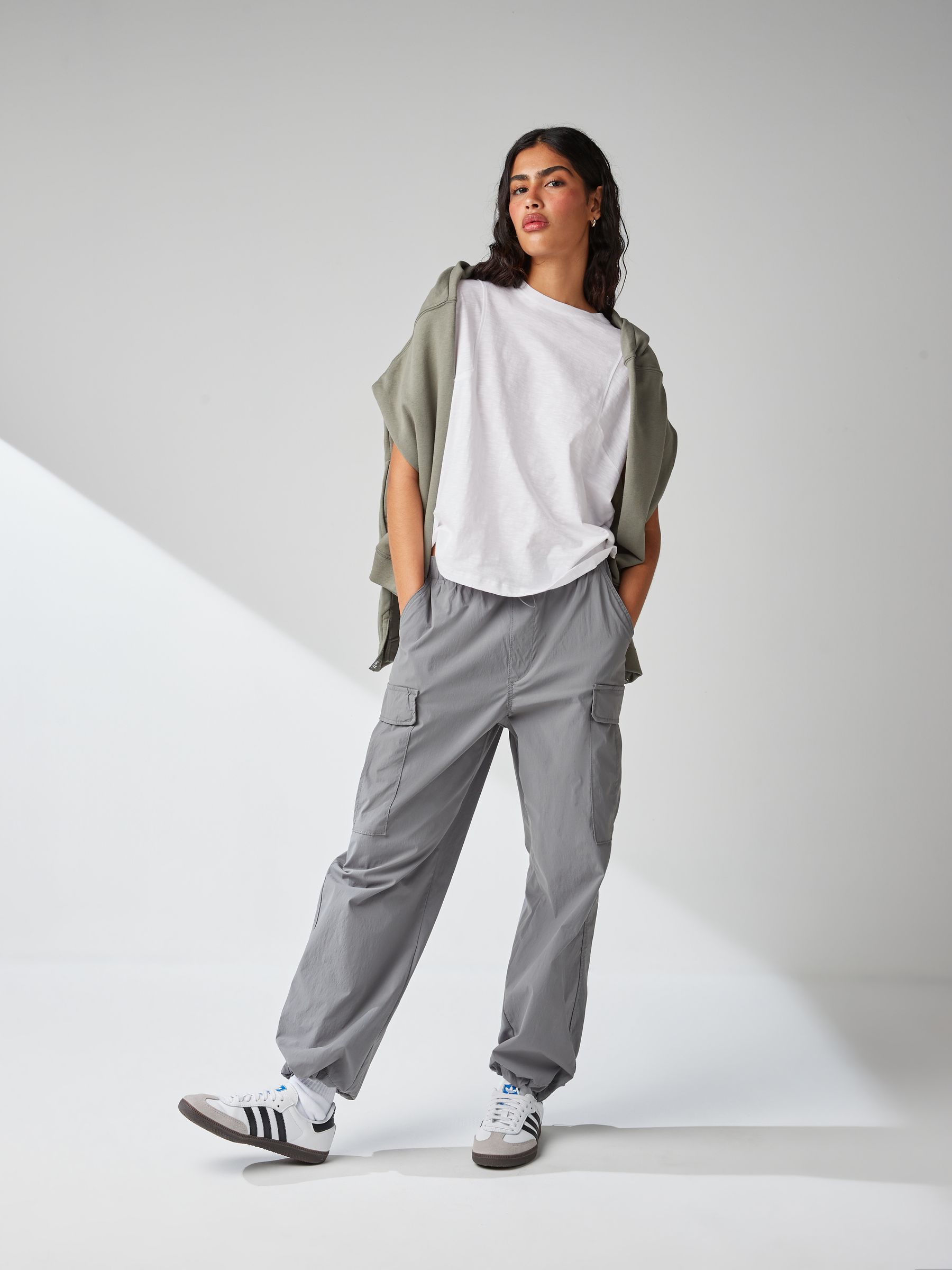 Buy White Ground Crew Neck Linen Look Sub Jersey Cap Sleeve 100% Cotton ...