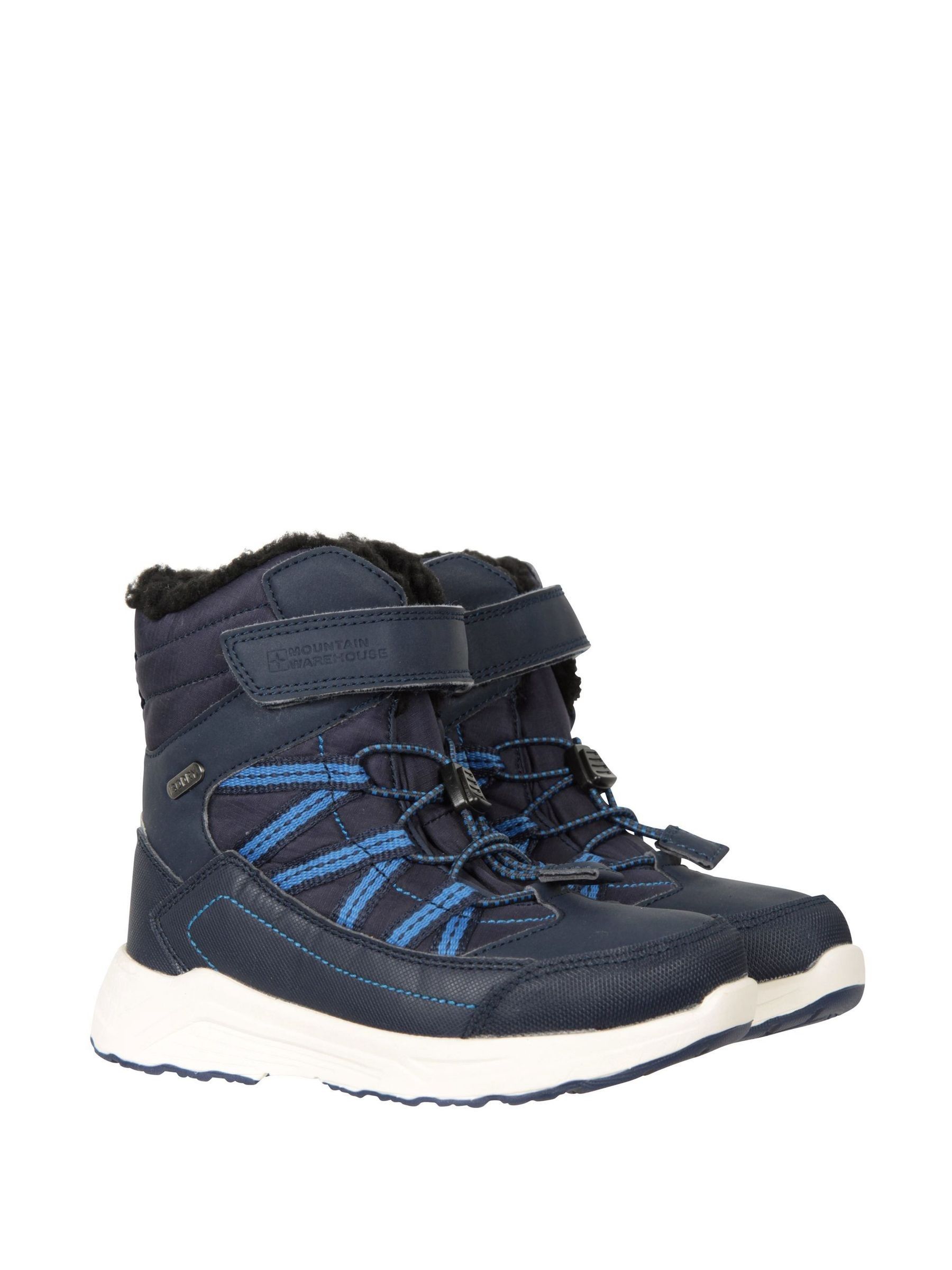 Buy Mountain Warehouse Blue Kids Denver Waterproof Snow Boots from Next ...