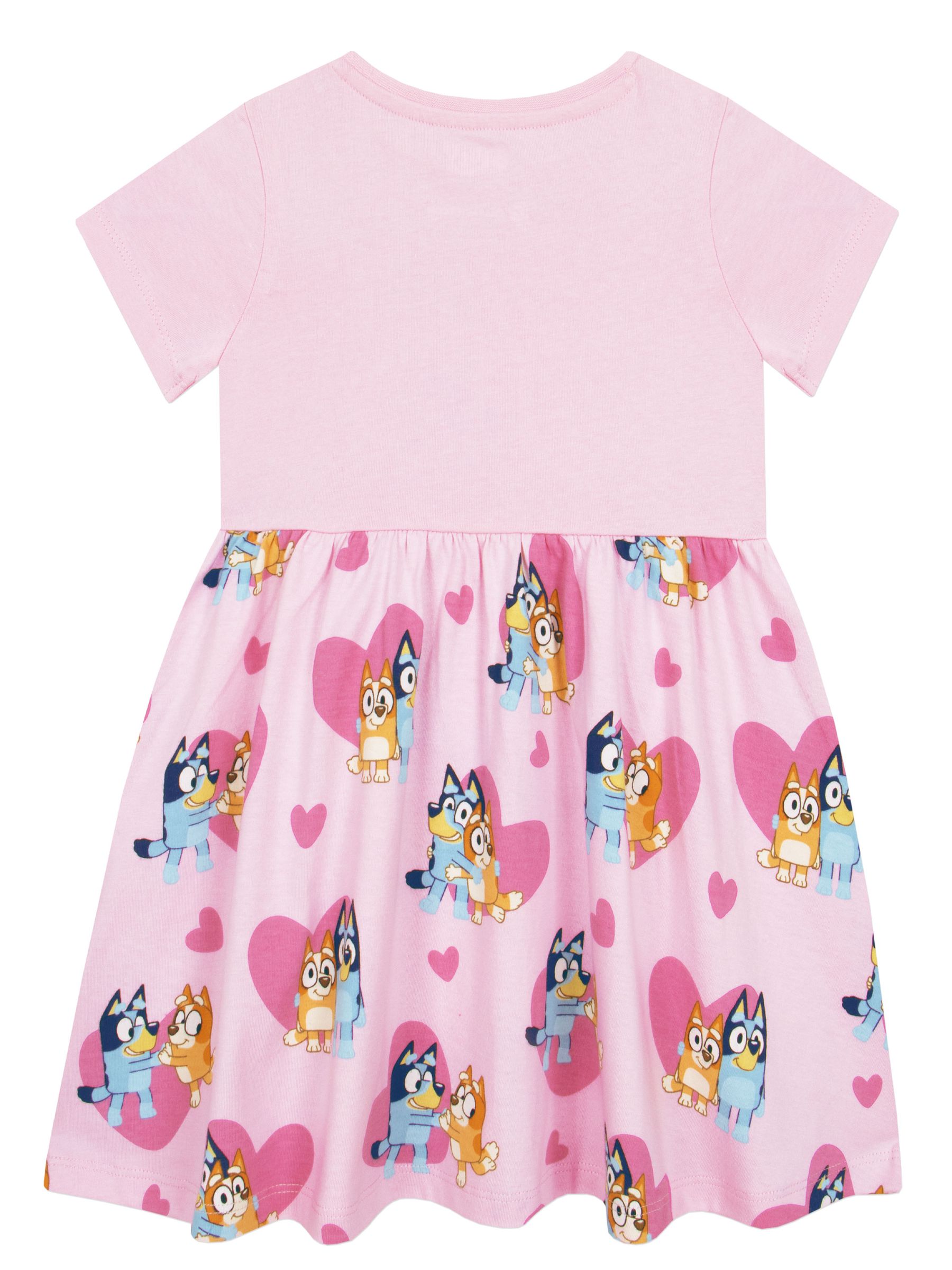 Buy Character Pink 100% Cotton Bluey Dress from the Next UK online shop