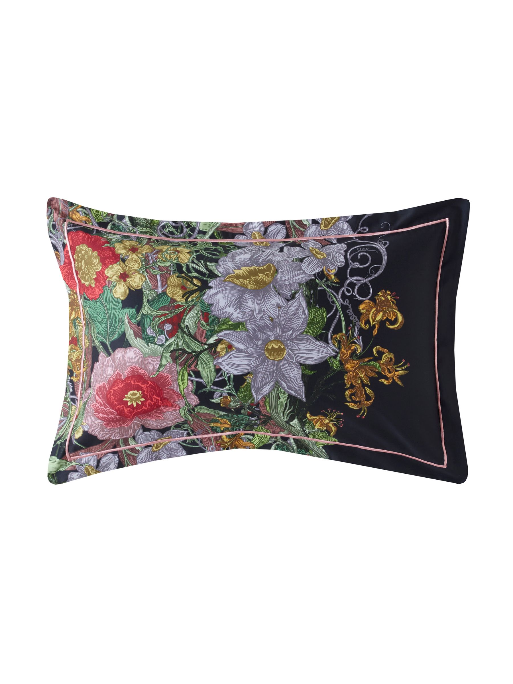 Buy Timorous Beasties Set of 2 Midnight Berkeley Blooms 100% Cotton ...