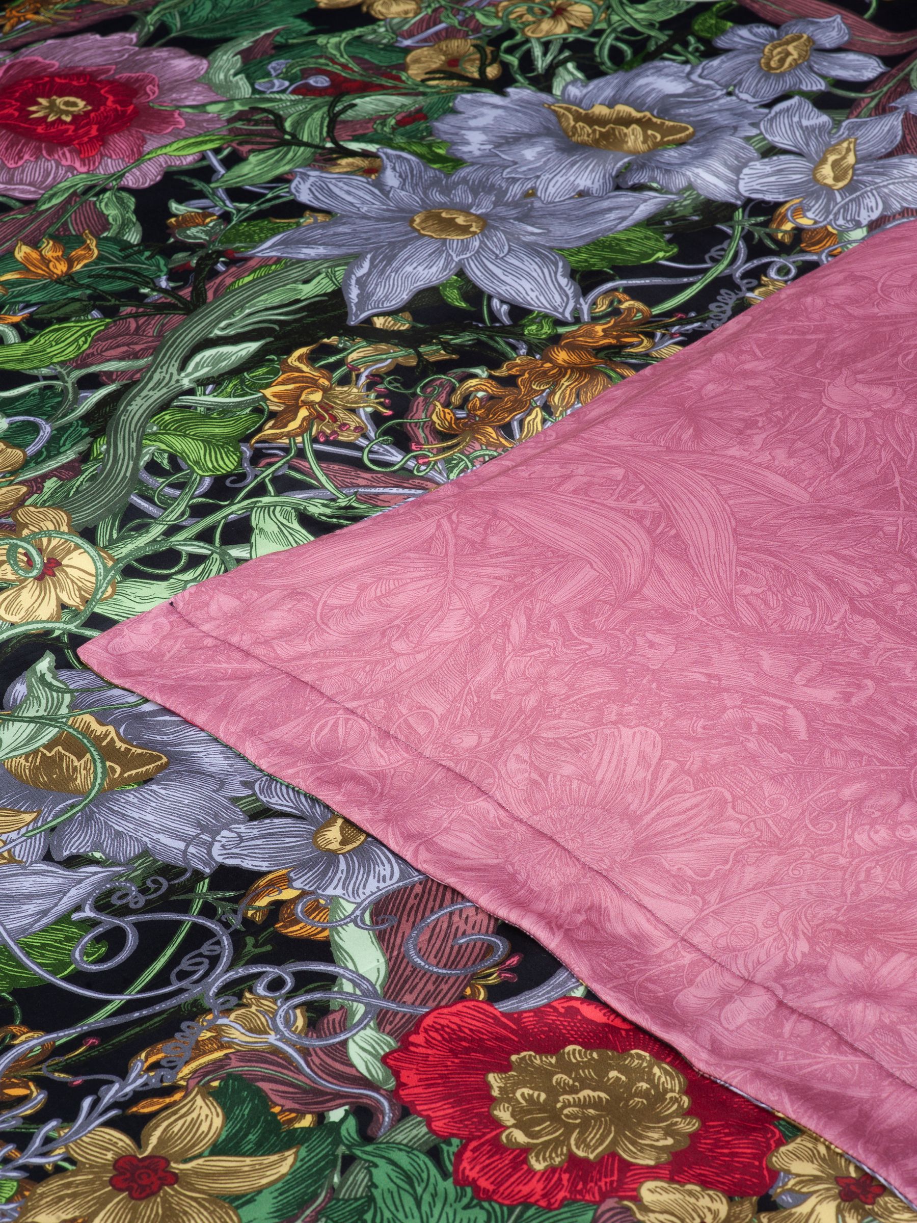 Buy Timorous Beasties Midnight 100% Cotton Berkeley Blooms Duvet Cover ...