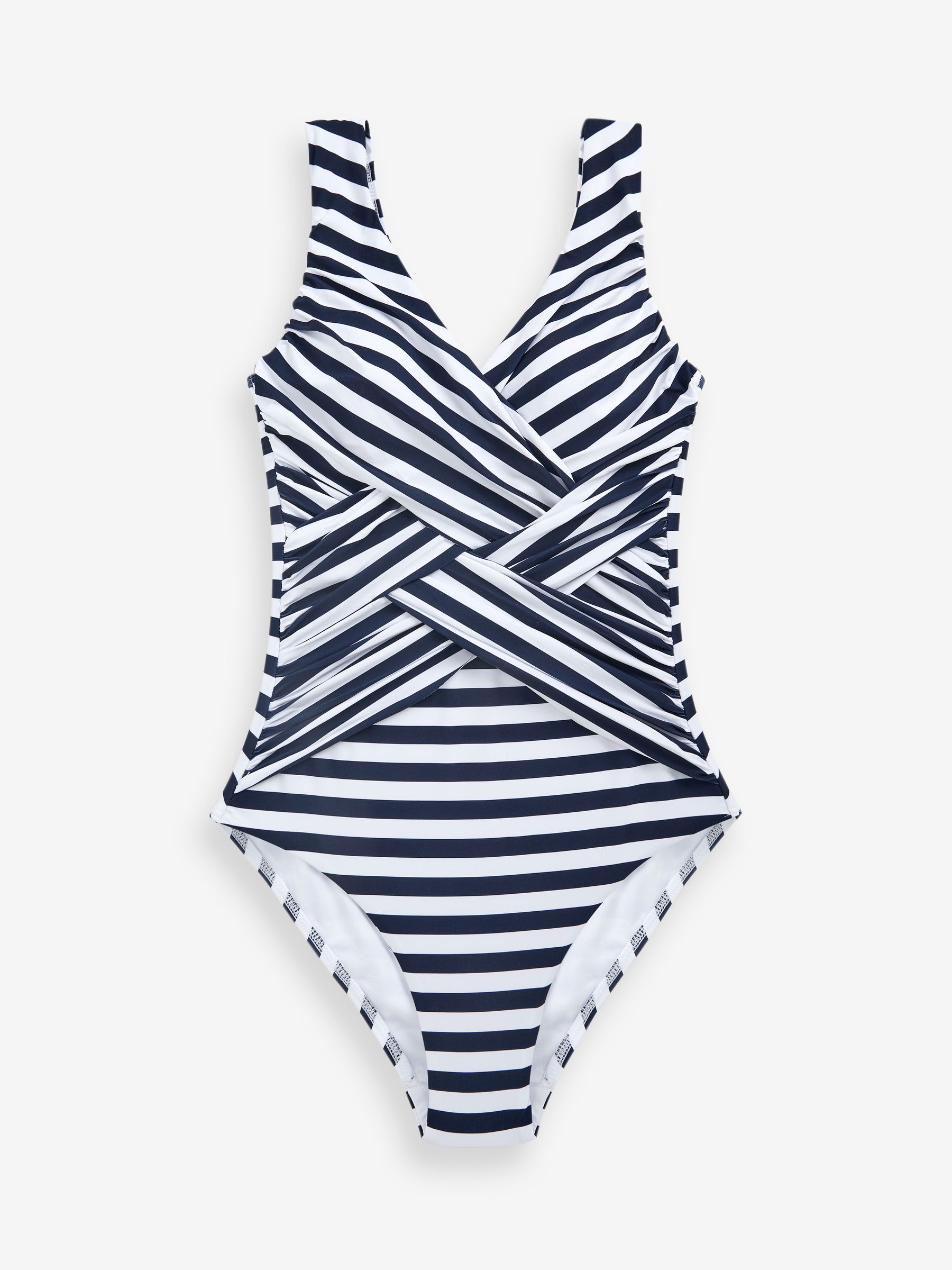 Buy Simply Be White Magisculpt Illusion Longer Length Swimsuit from the ...