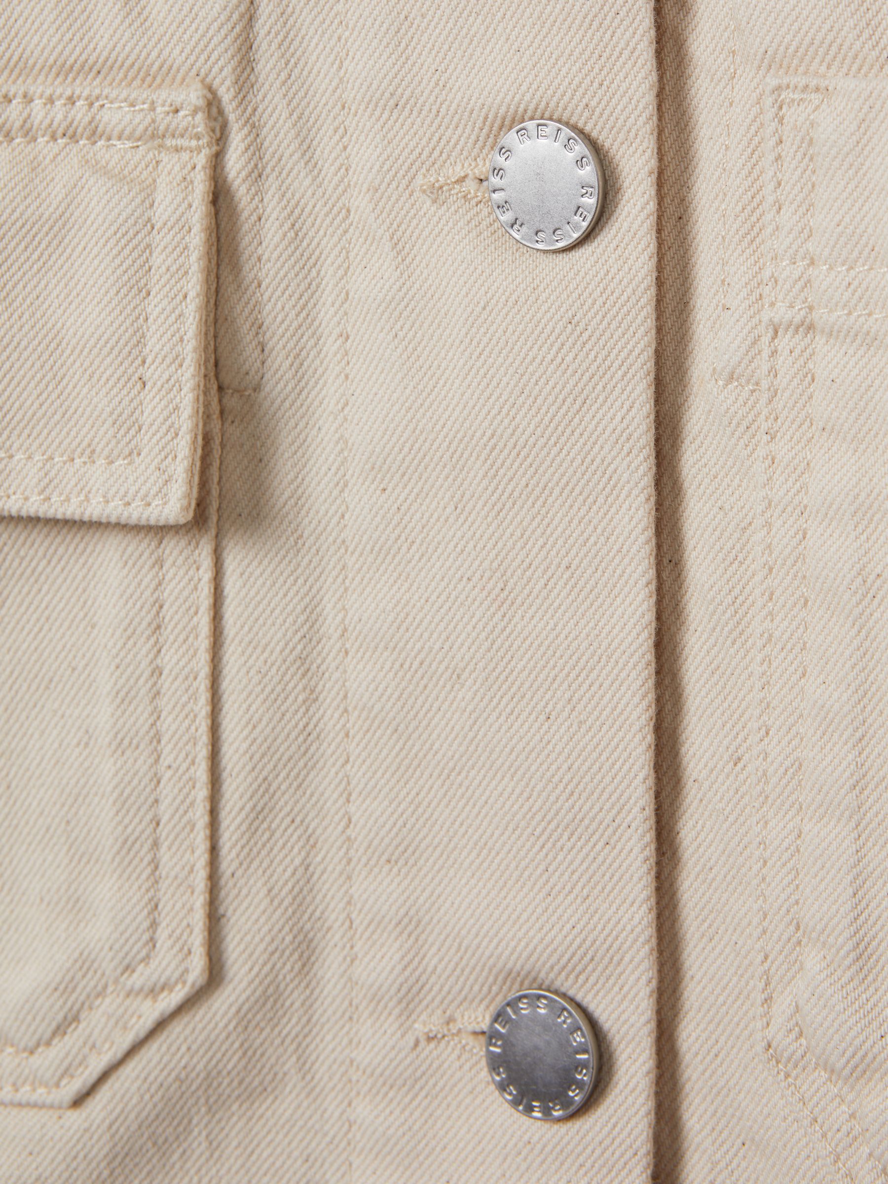 Buy Reiss Cream Clayton Denim Overshirt from the Next UK online shop