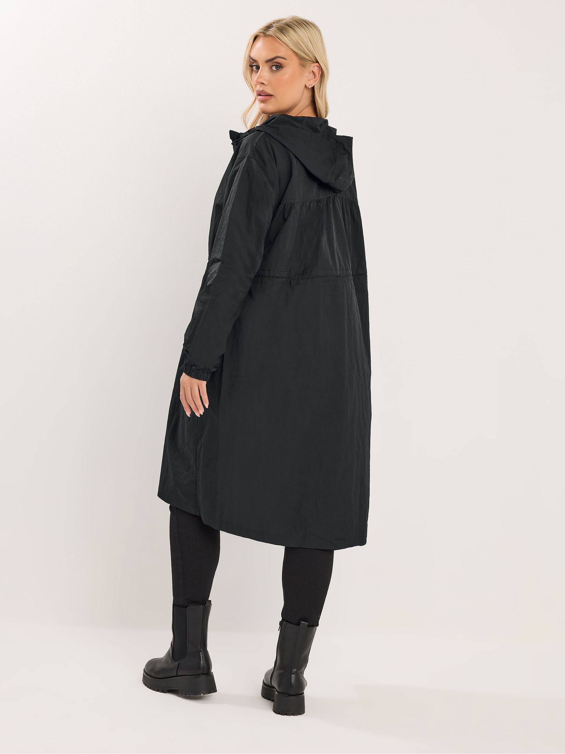 Buy Yours Curve Black Lightweight Longline Parka Jacket from the Next ...