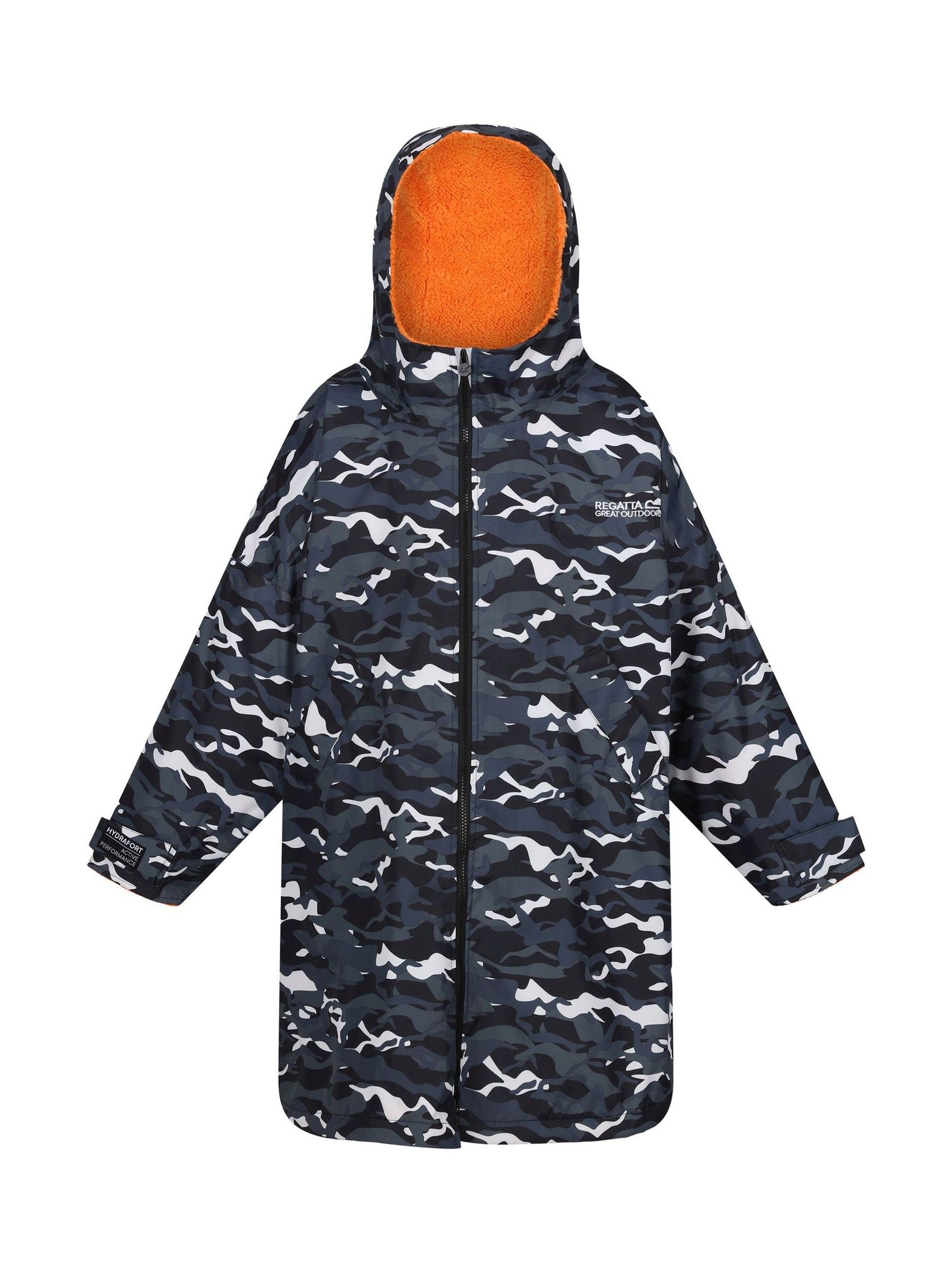 Buy Regatta Black Grey Junior Waterproof Changing Robe from the Next UK ...