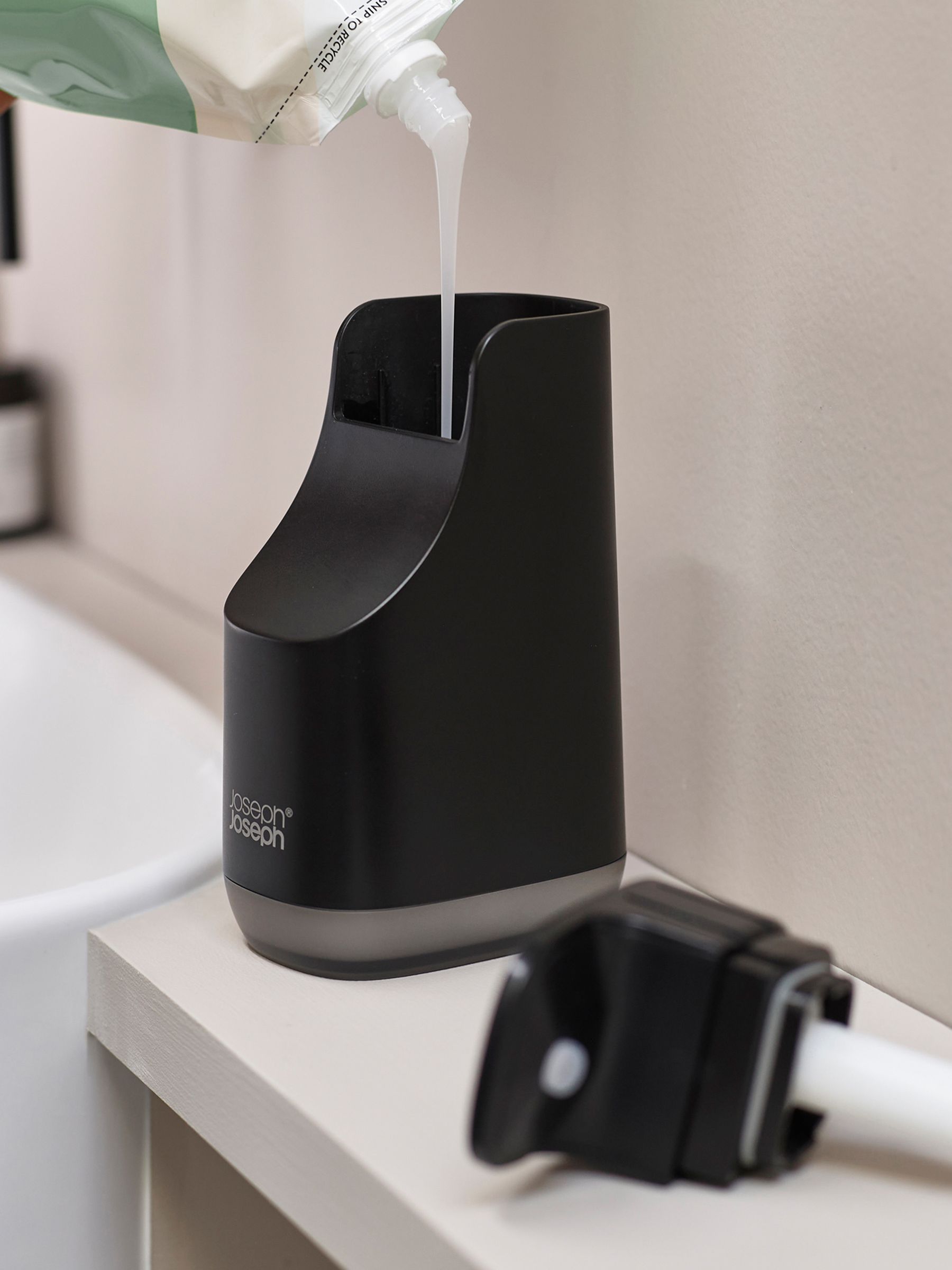 Buy Joseph Joseph Black Slim Compact Soap Pump from the Next UK online shop