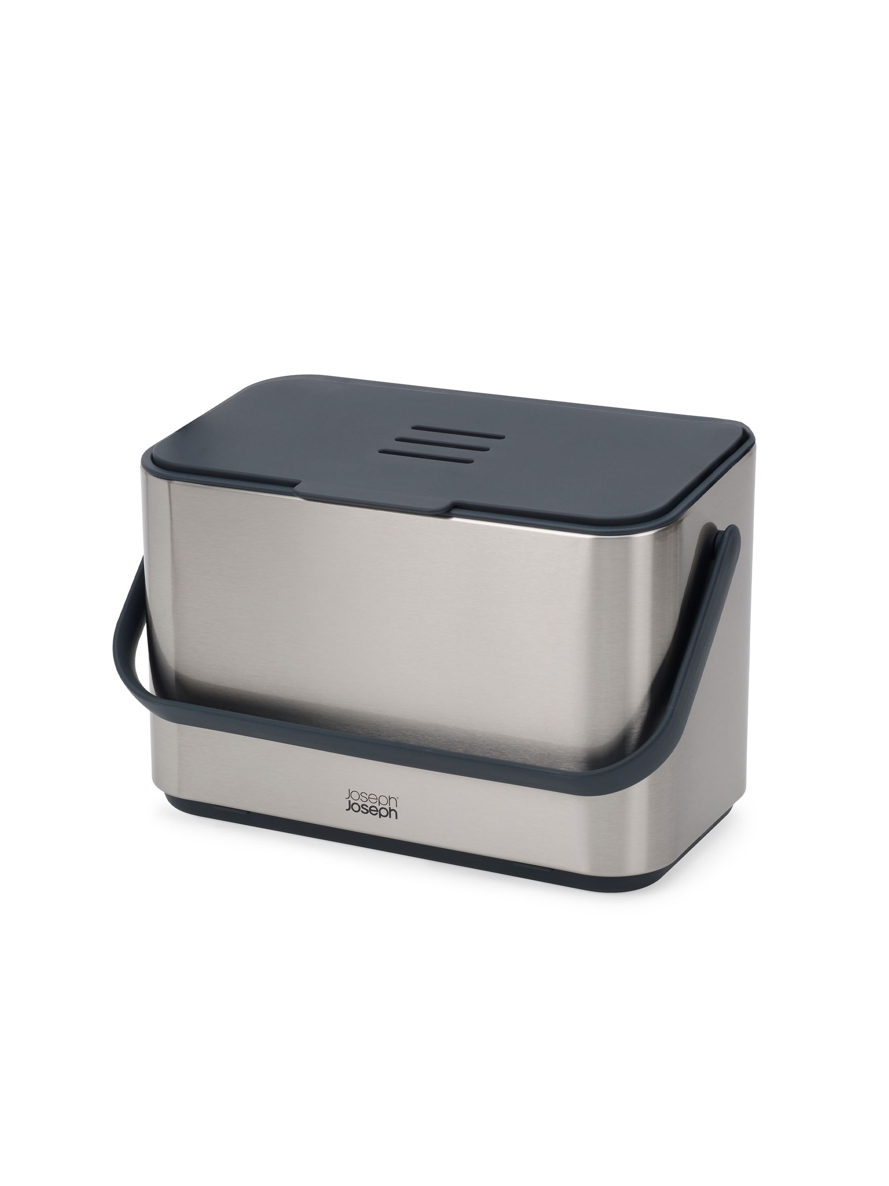 Buy Joseph Joseph Stainless Steel Dark Grey Food Waste Caddy Bin with ...