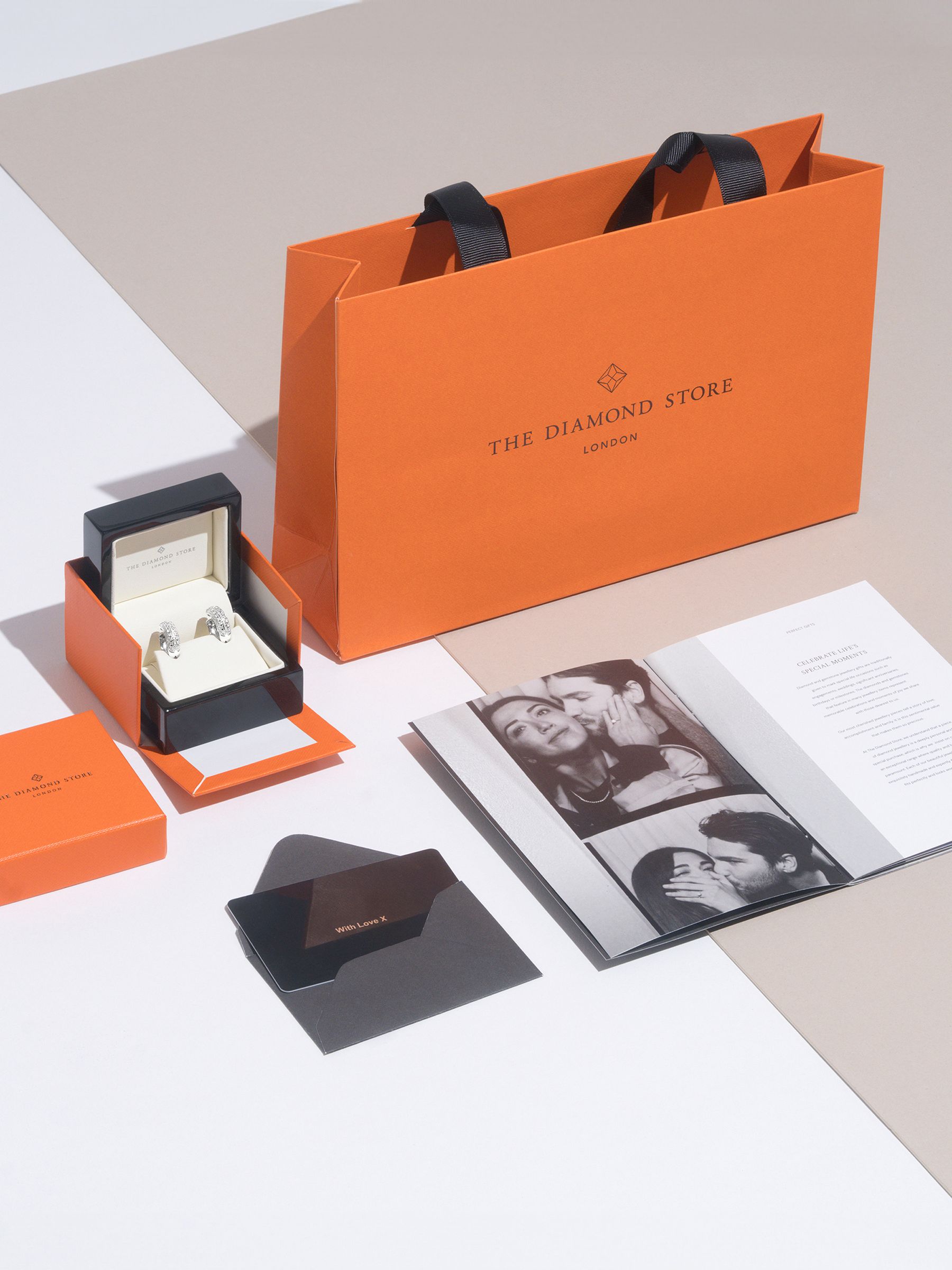 Buy The Diamond Store Emerald Astra 4ct Lab Diamond Drop Earrings from ...