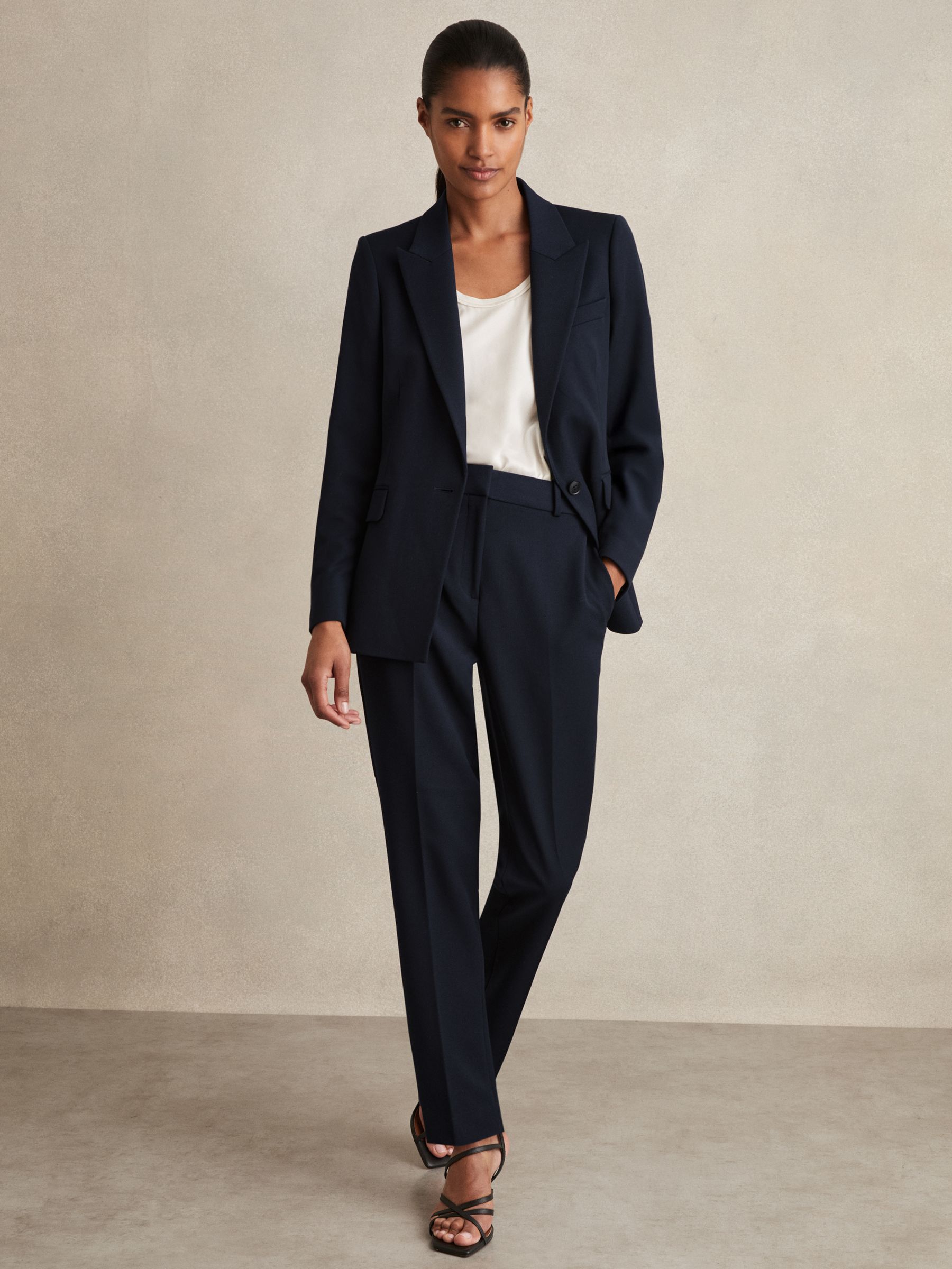 Buy Reiss Navy Gabi Slim Fit Suit Trousers from Next Ireland