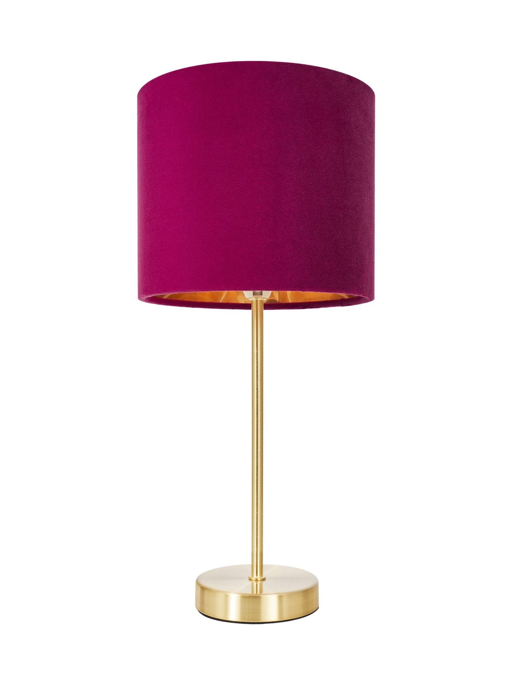 Buy BHS Raspberry Red Velvet Table Lamp from the Next UK online shop