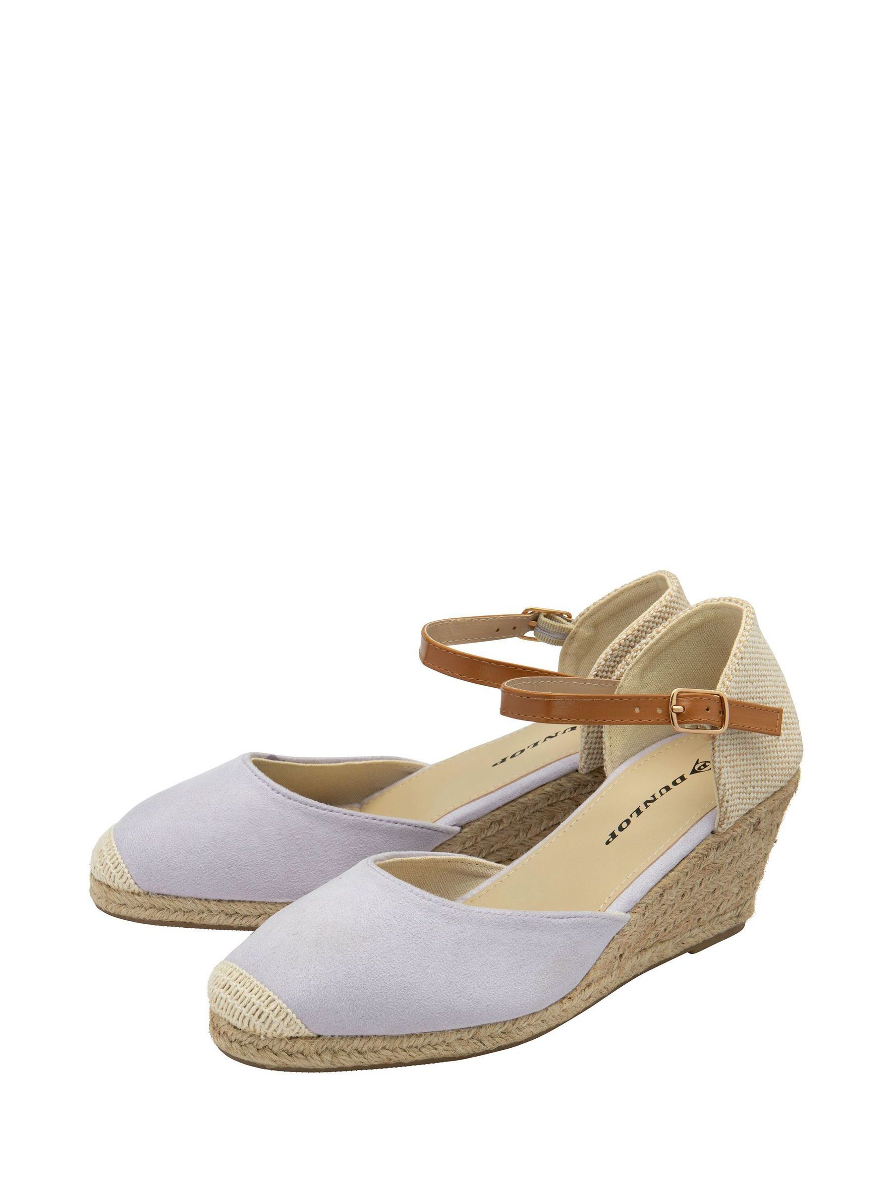 Buy Dunlop Blue Ladies Wedge Espadrille Sandals from Next Ireland