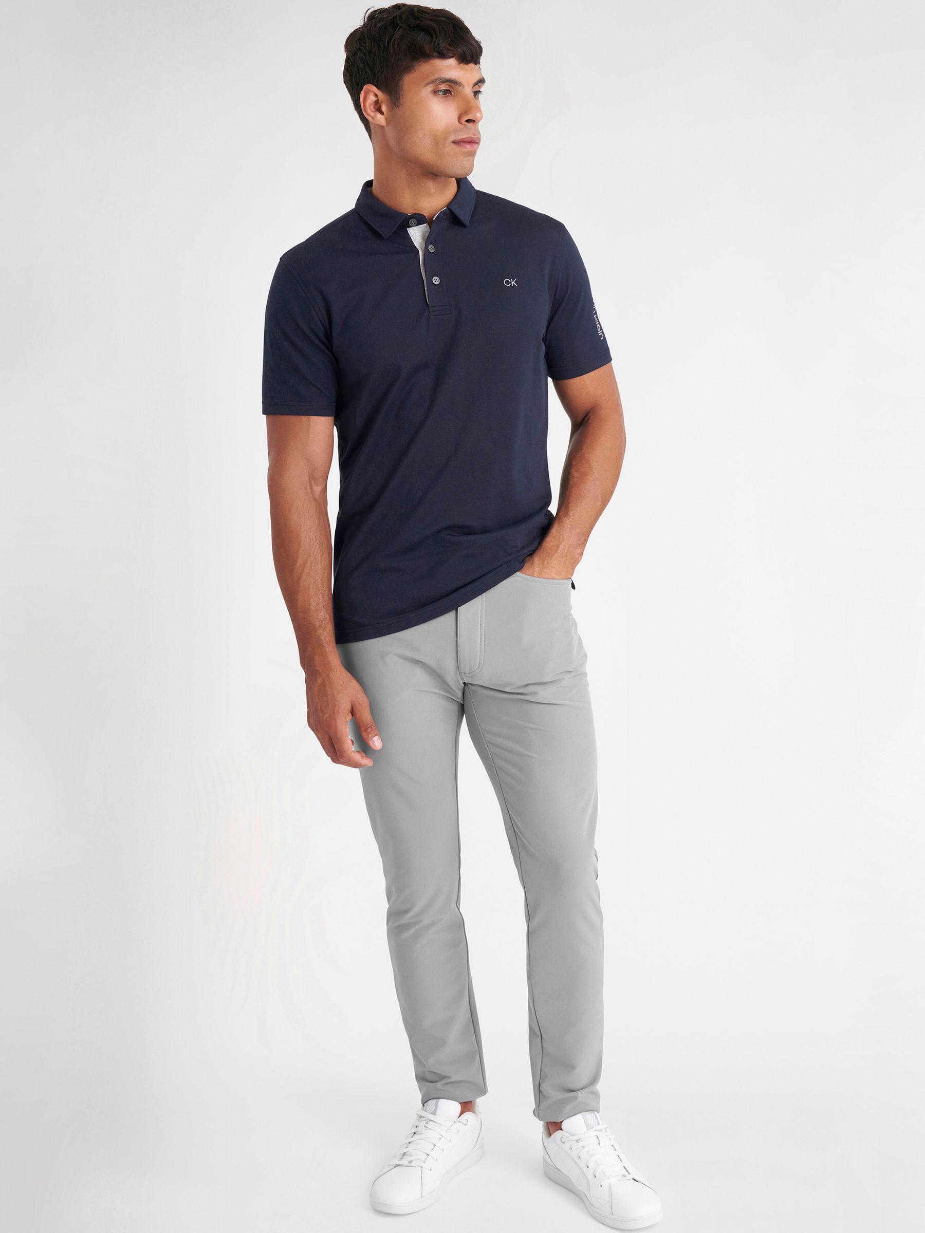 Buy Calvin Klein Golf Dark Blue Uni Polo Shirt from the Next UK online shop