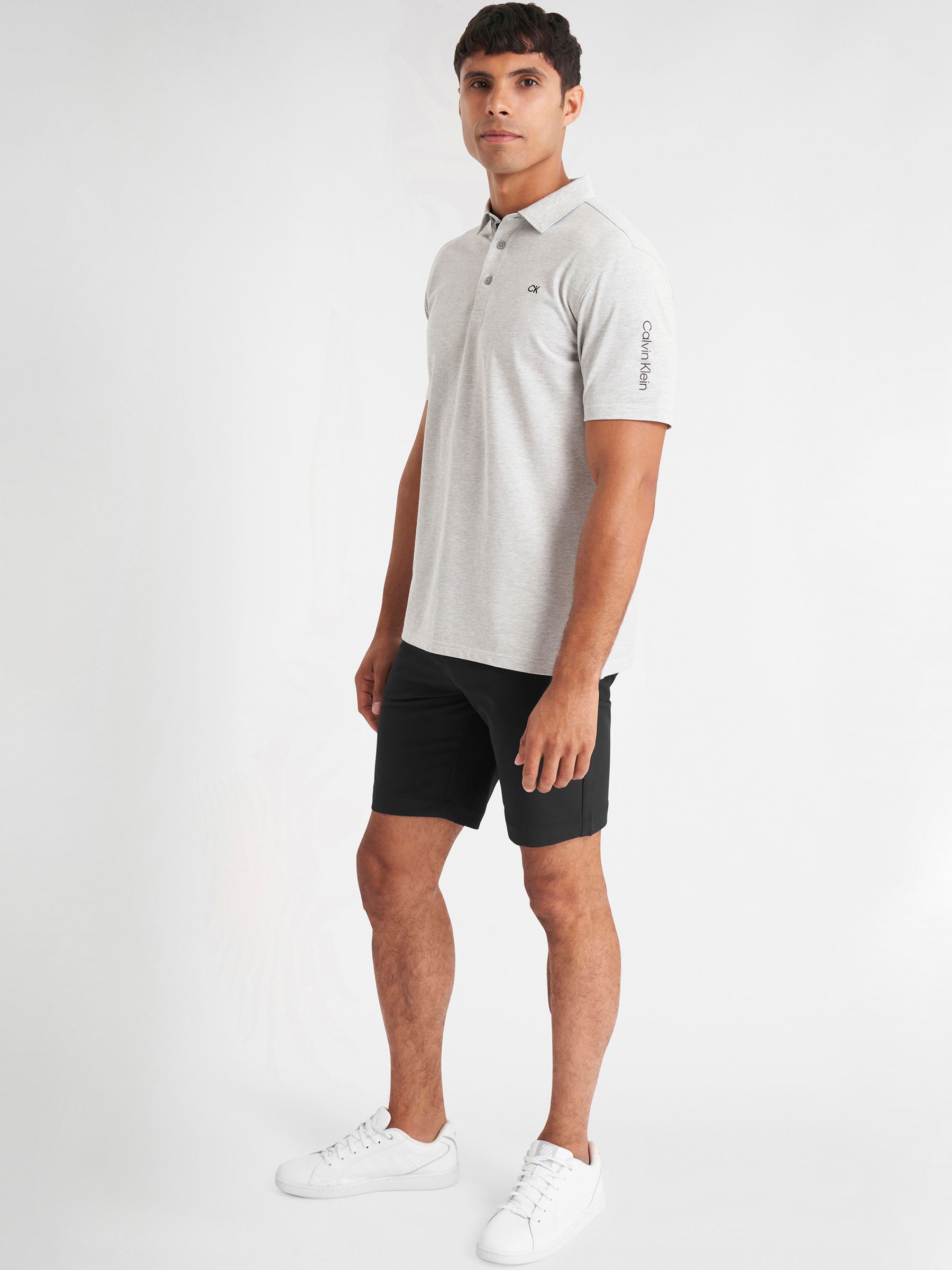 Buy Calvin Klein Golf Light Grey Uni Polo Shirt from the Next UK online ...