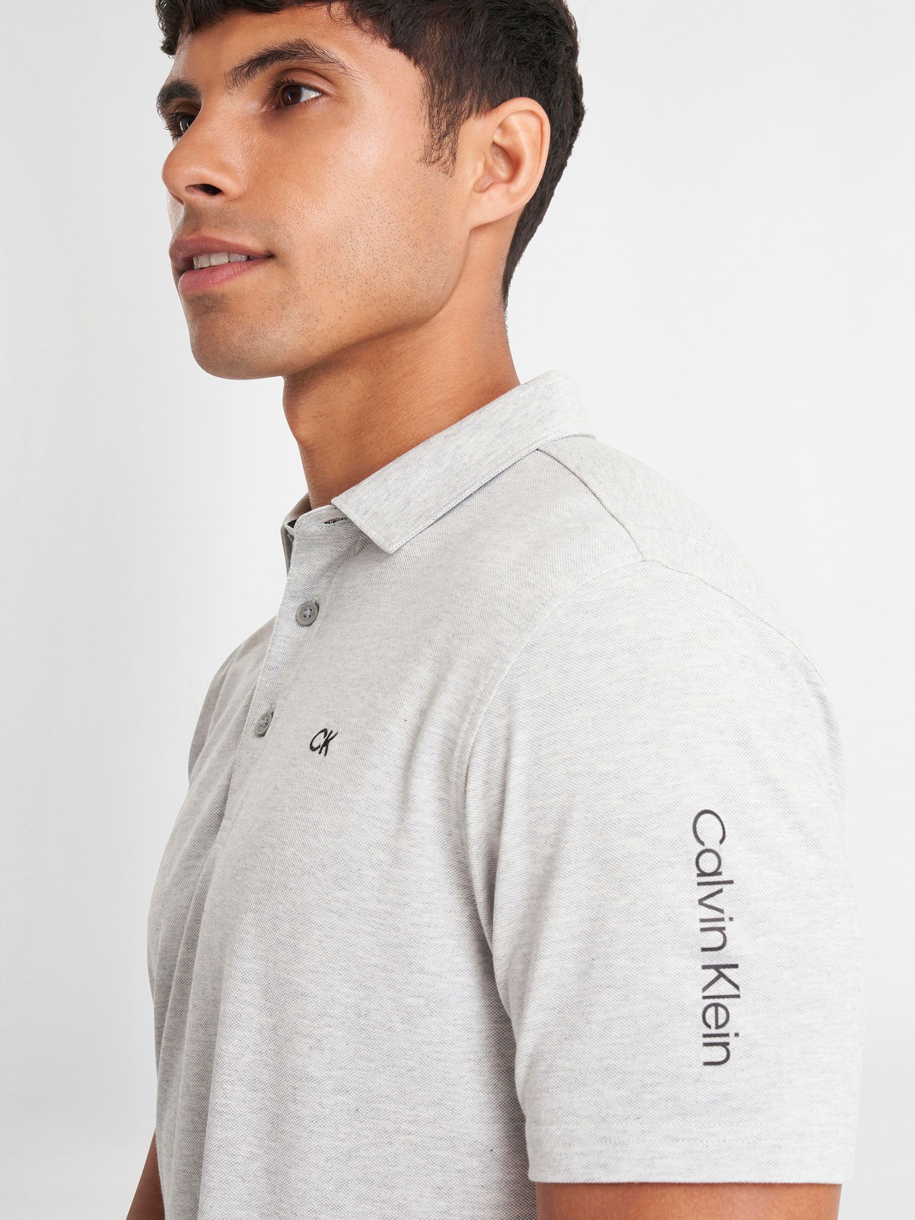 Buy Calvin Klein Golf Light Grey Uni Polo Shirt from the Next UK online ...