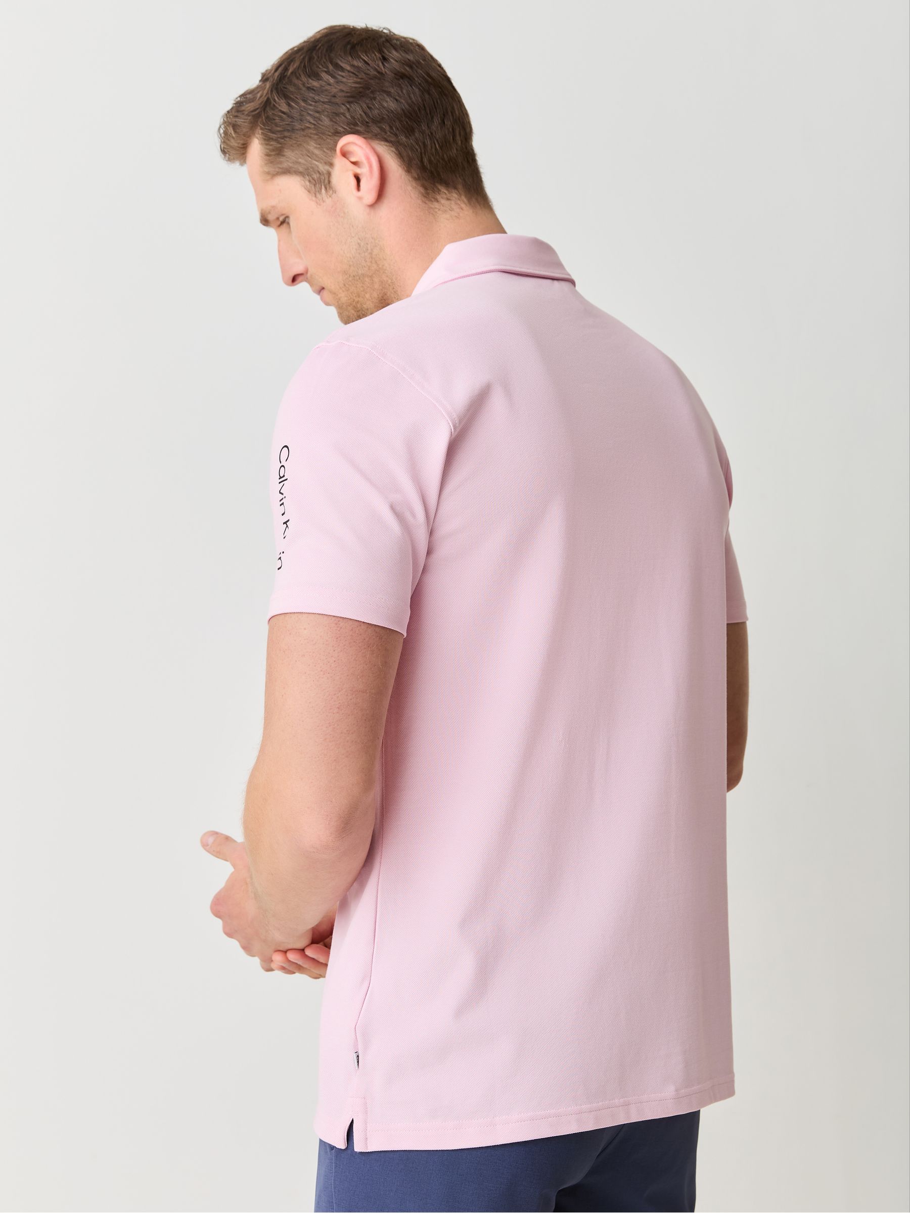 Buy Calvin Klein Golf Light Pink Uni Polo Shirt from the Next UK online ...
