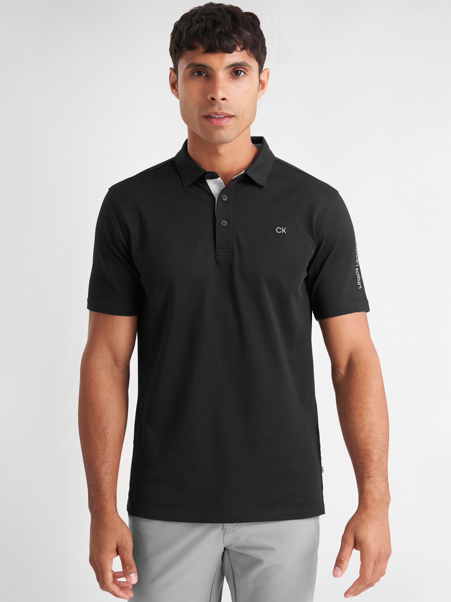 Buy Calvin Klein Golf Black Uni Polo Shirt from the Next UK online shop