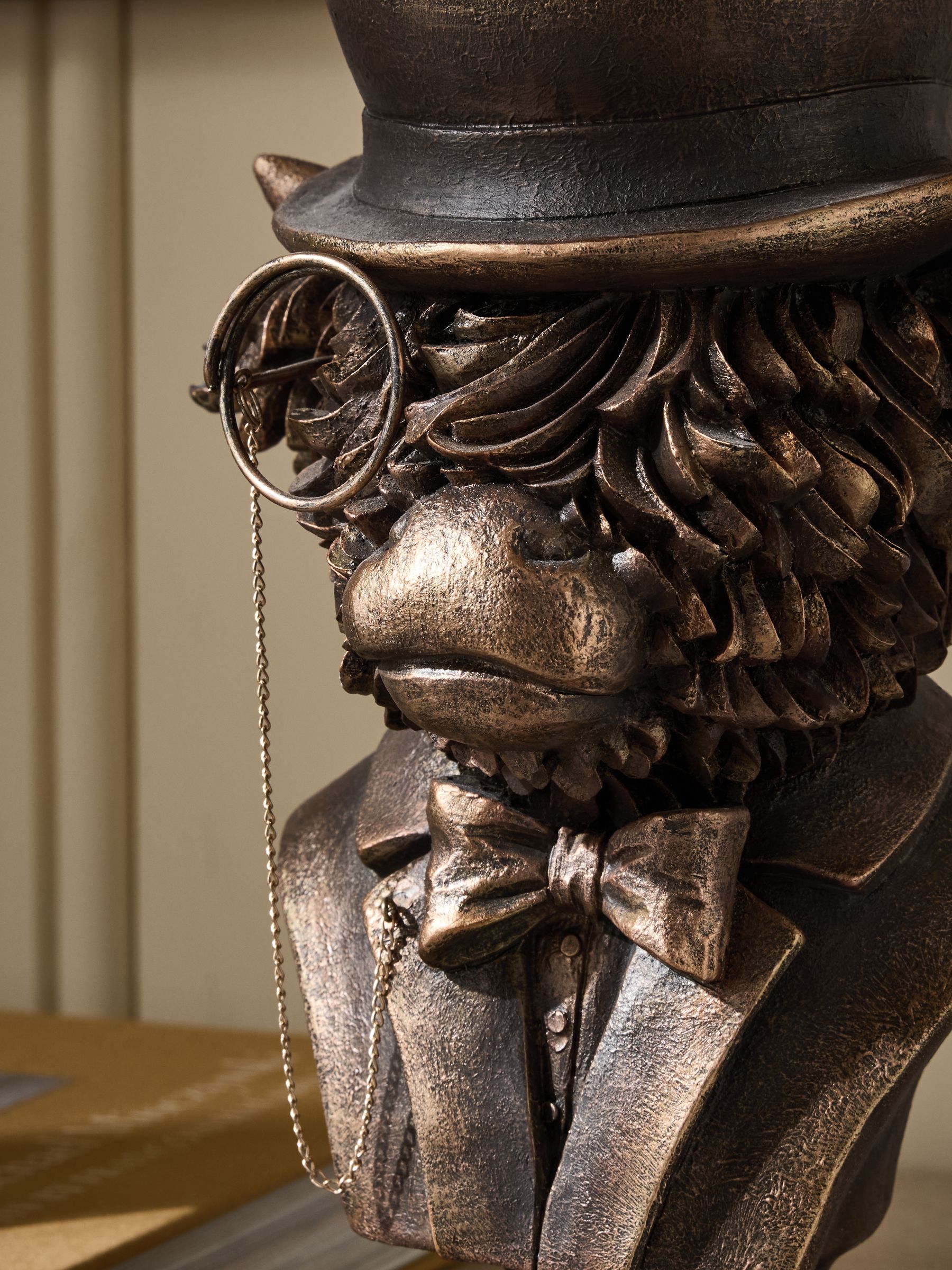 Buy Bronze Hamish Pillar Candle Holder from the Next UK online shop