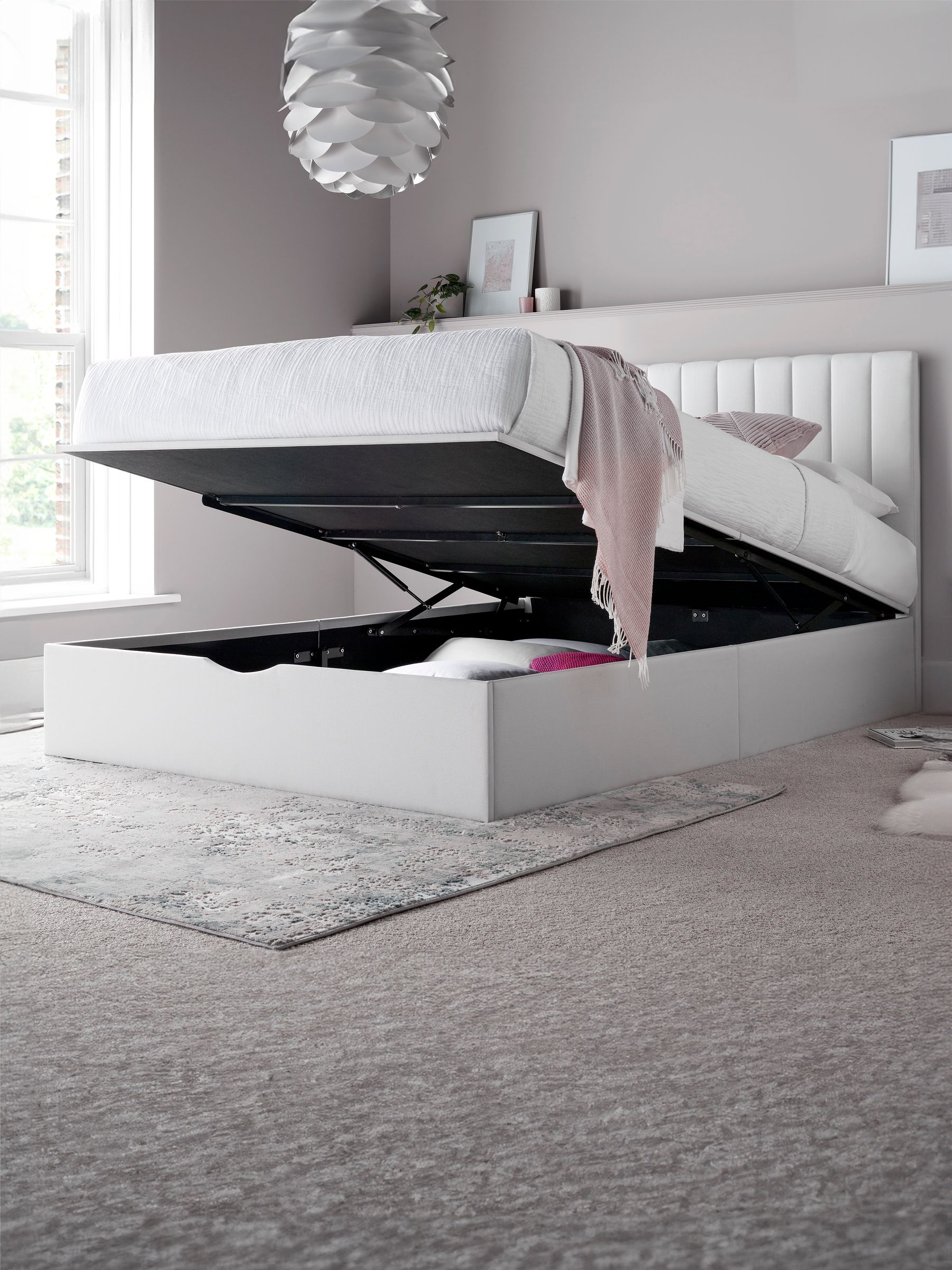 Buy Time 4 Sleep Off White Onelife End Lift Ottoman Storage Bed from the Next UK online shop