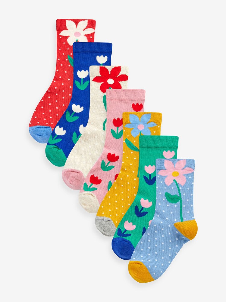 Buy Boden Green Socks 7 Pack from the Next UK online shop