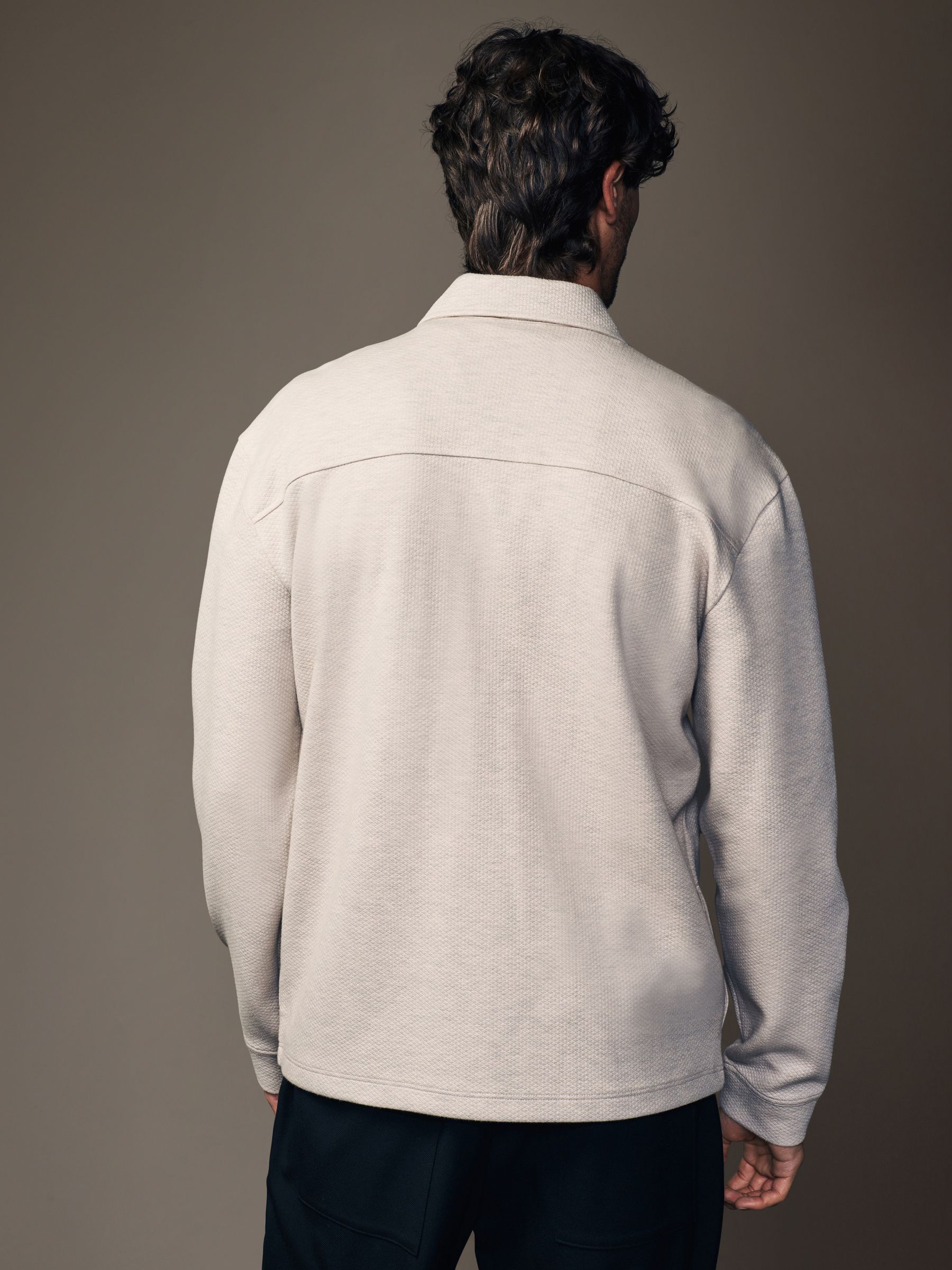 Buy Neutral Zip-Up Shacket from the Next UK online shop