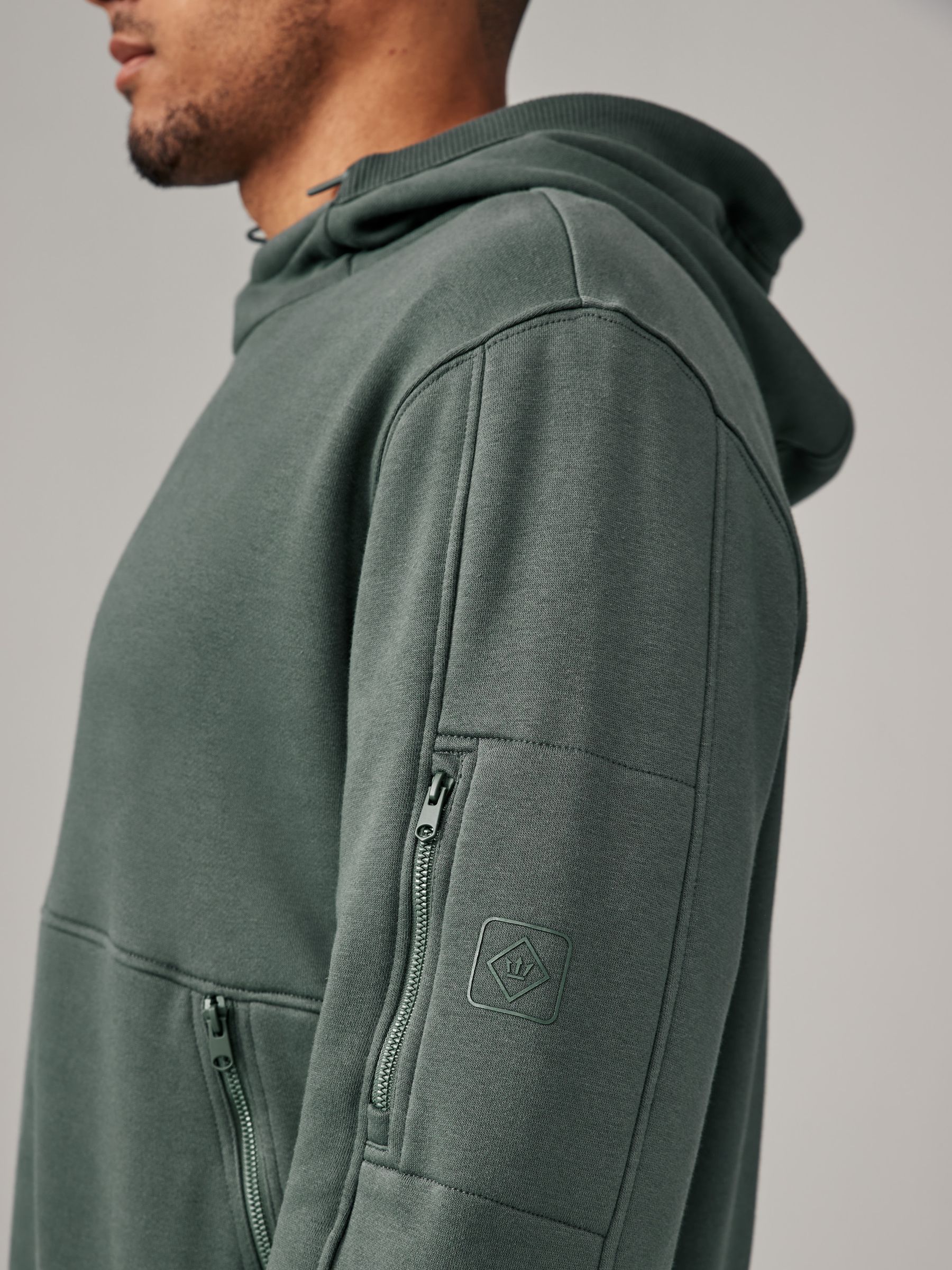 Buy Green Overhead Hoodie Utility from the Next UK online shop