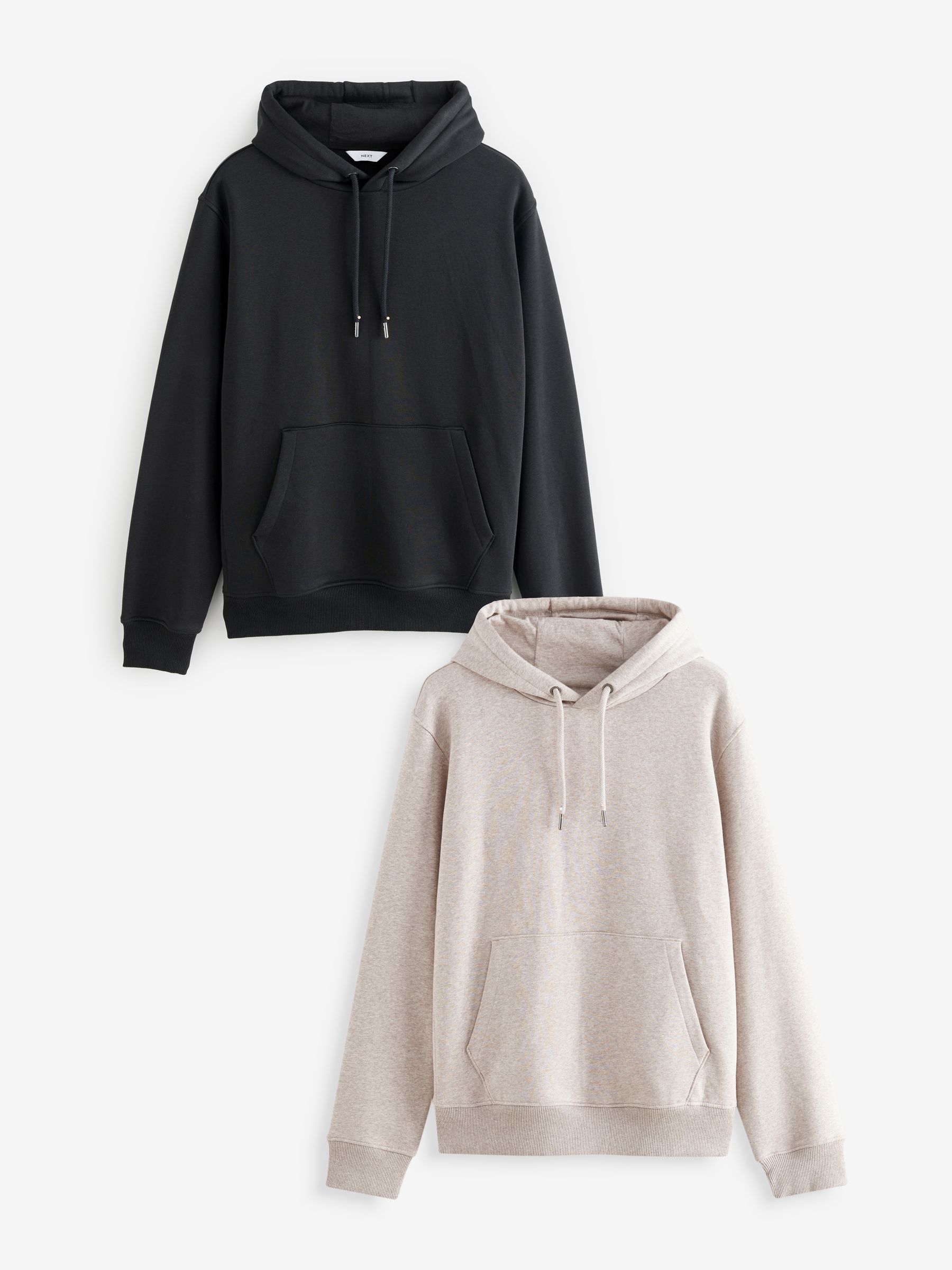 Buy Black/Neutral Hoodies 2 Pack from the Next UK online shop