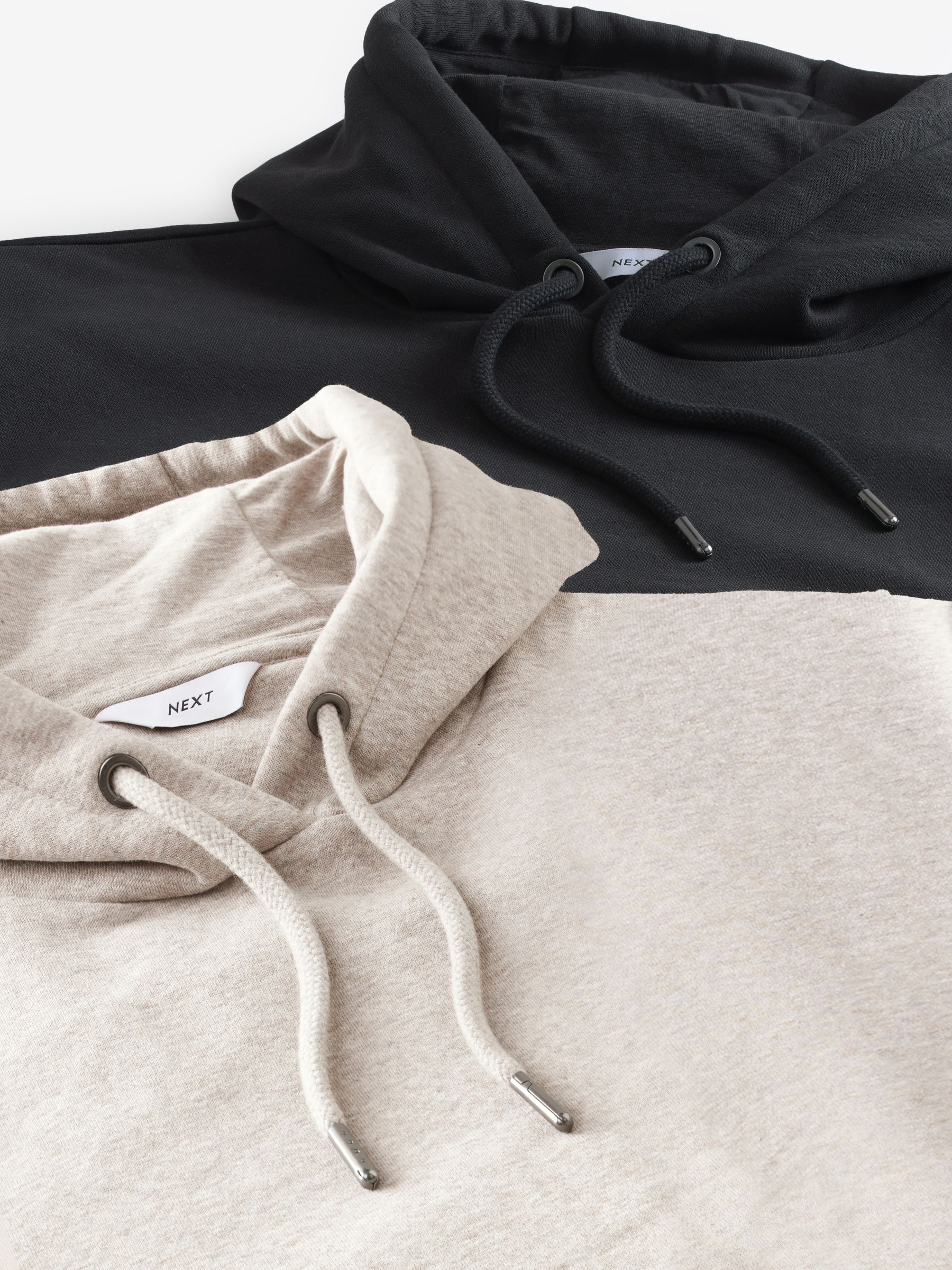 Buy Black/Neutral Hoodies 2 Pack from the Next UK online shop