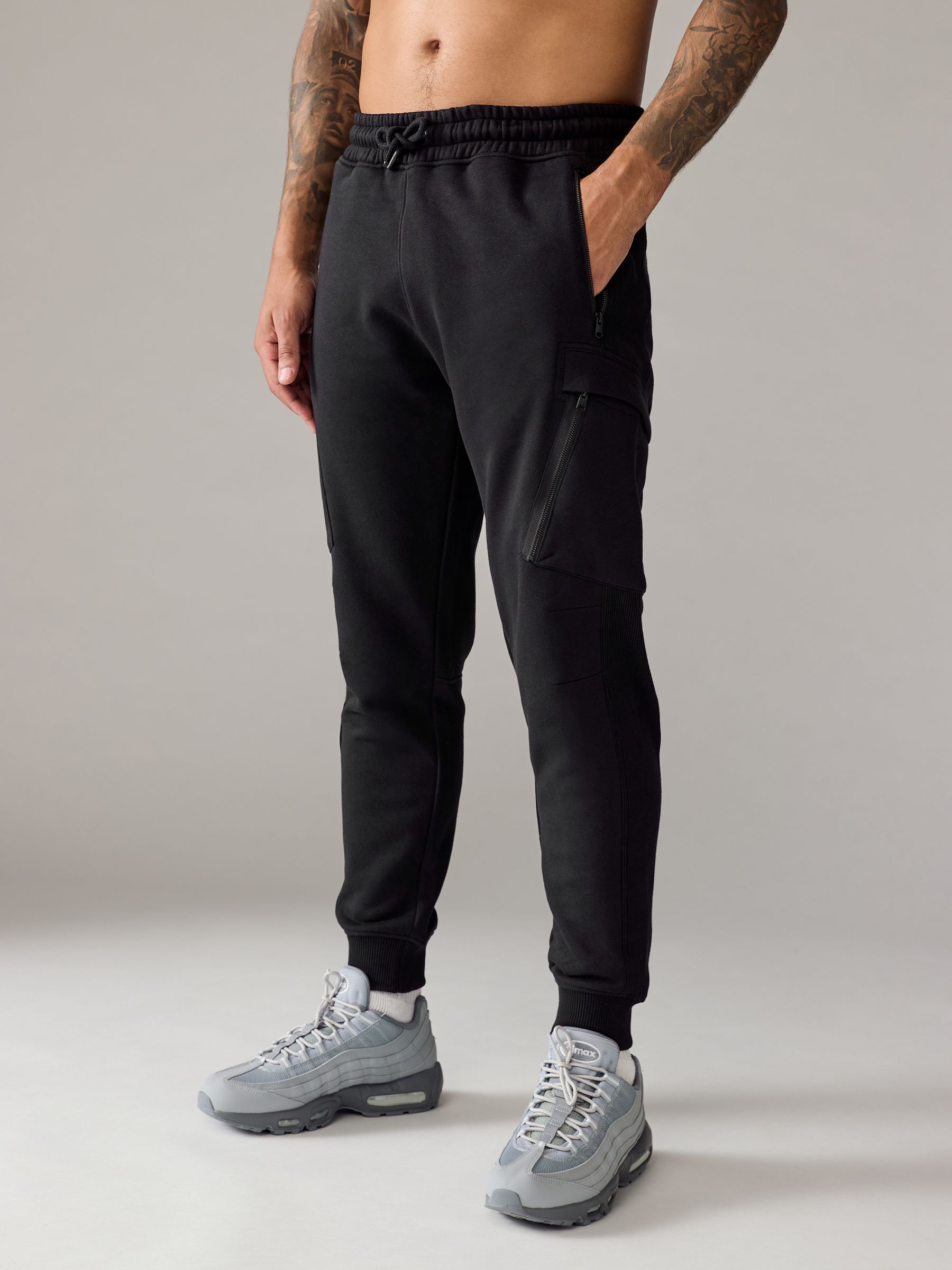 Buy Black/Khaki Utility Joggers 2 Pack from Next Ireland