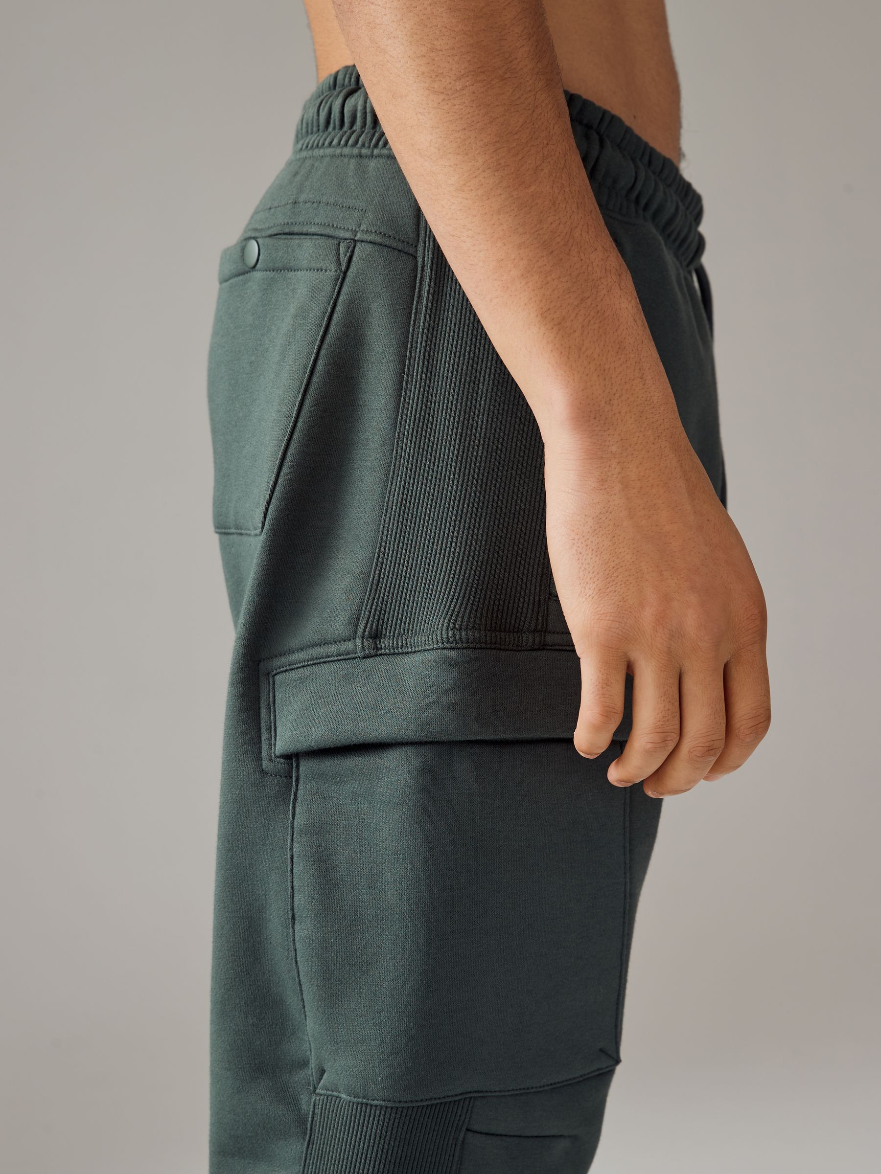 Buy Black/Khaki Utility Joggers 2 Pack from the Next UK online shop