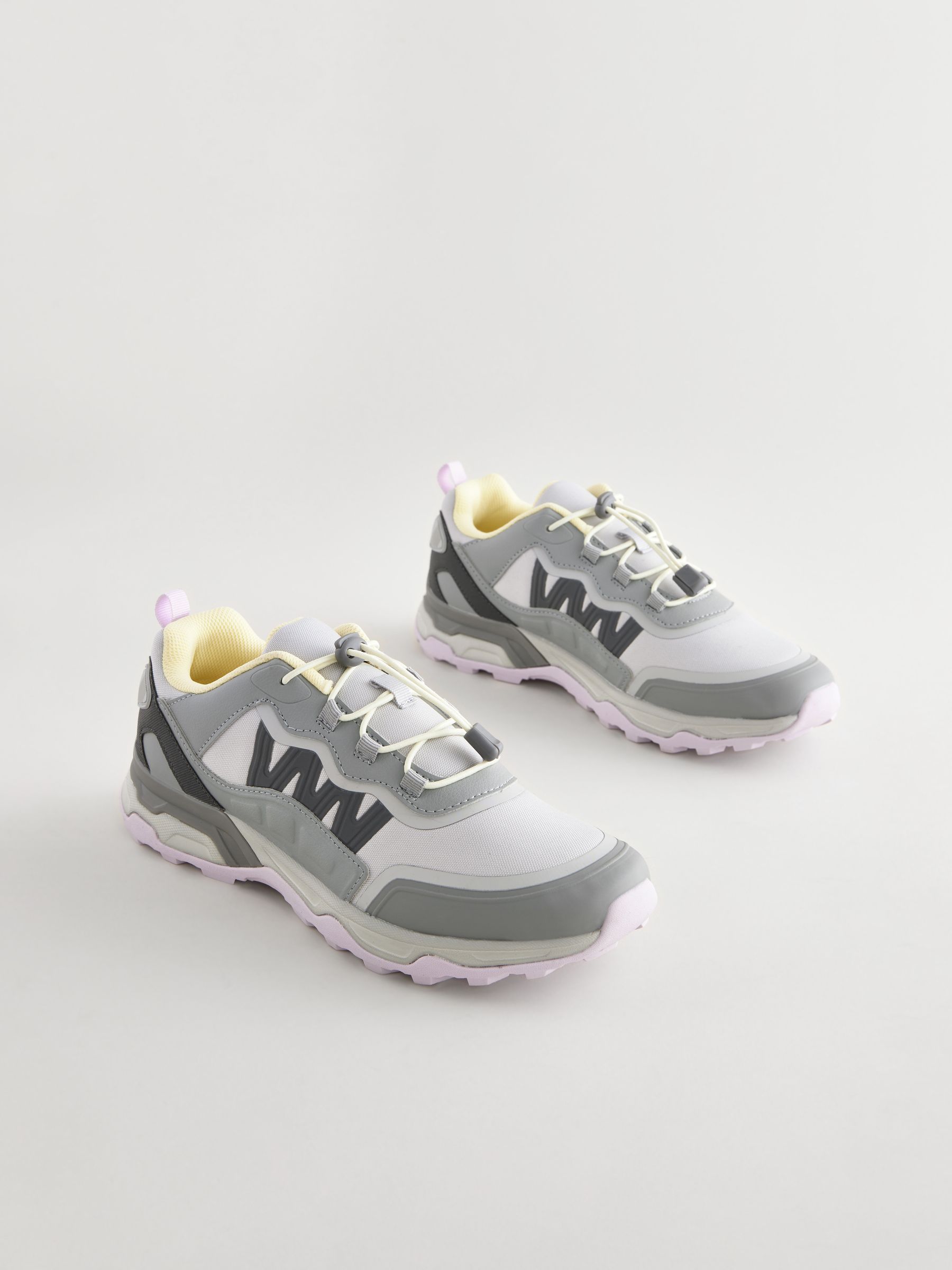 Buy Grey Forever Comfort® Elastic Toggle Laces Trainers from the Next ...