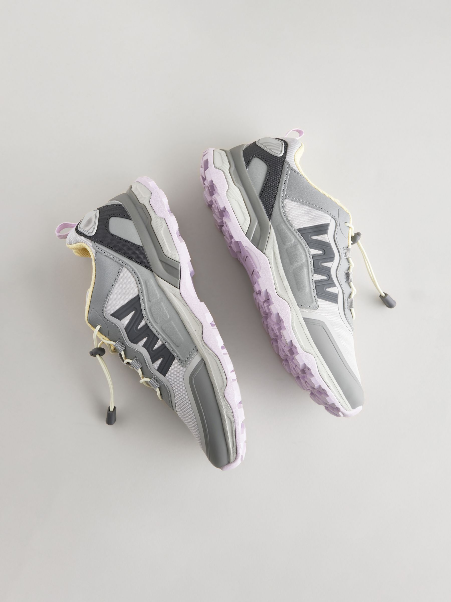 Buy Grey Forever Comfort® Elastic Toggle Laces Trainers from the Next ...