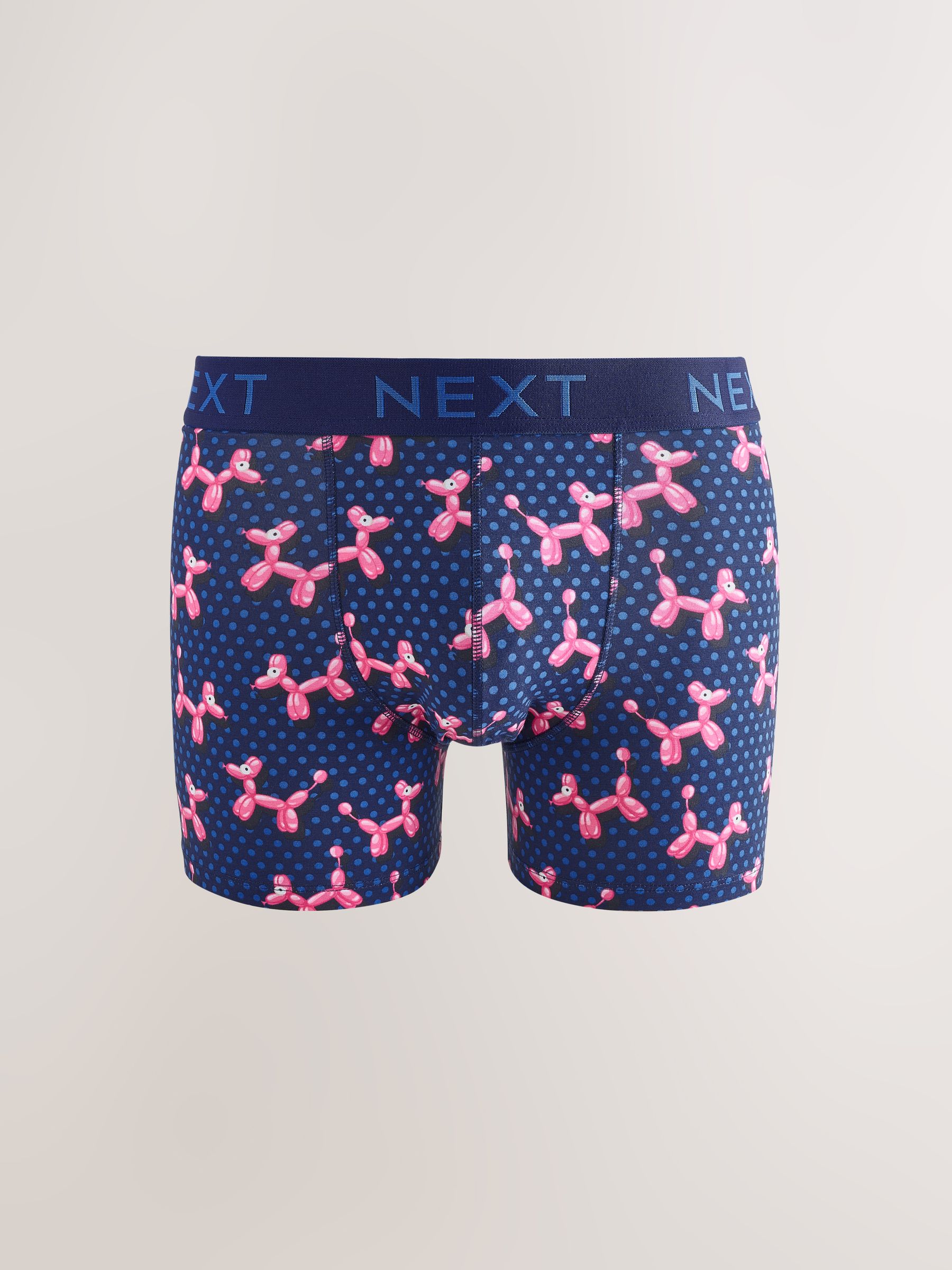 Buy Bright Orange/Pink/Blue Balloon Animal Print 4 pack Trunks Boxers ...