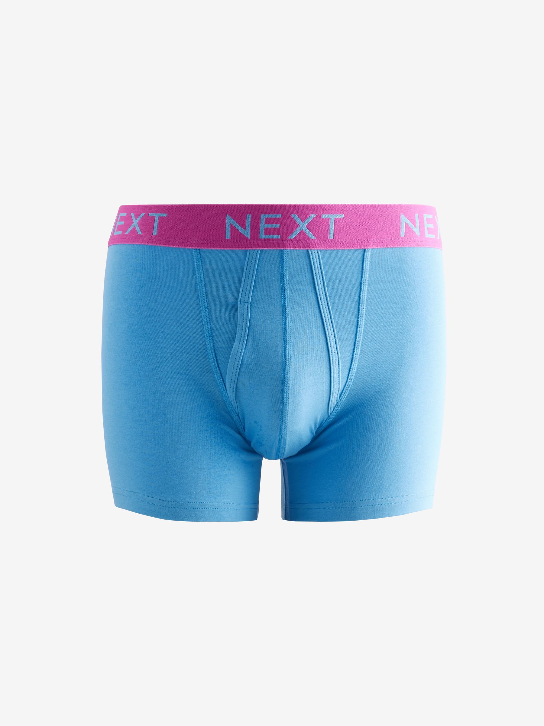 Buy Bright Green/Orange/Blue Contrast Colour 10 pack A-Front Boxers ...