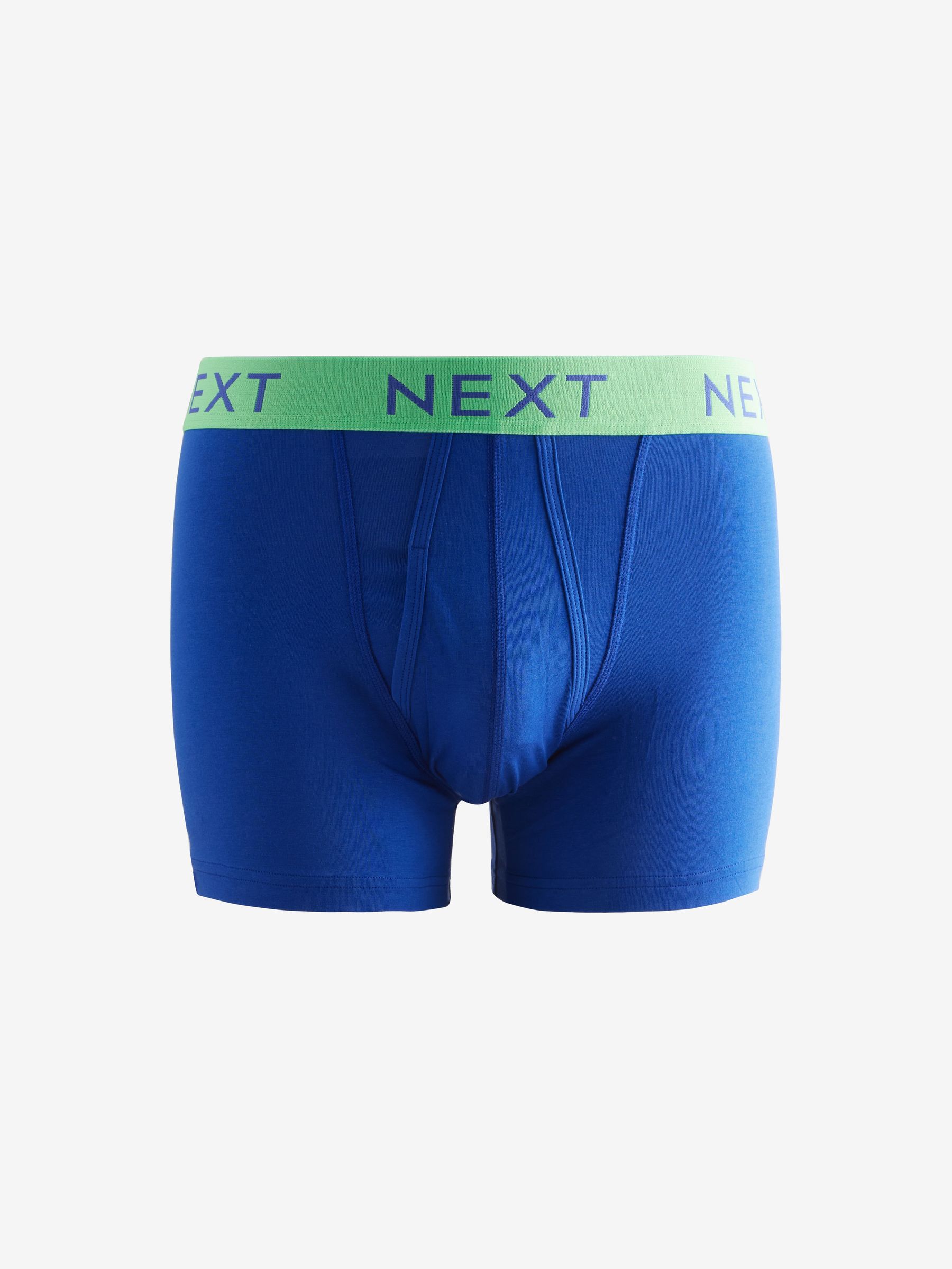 Buy Bright Green/Orange/Blue Contrast Colour 10 pack A-Front Boxers ...