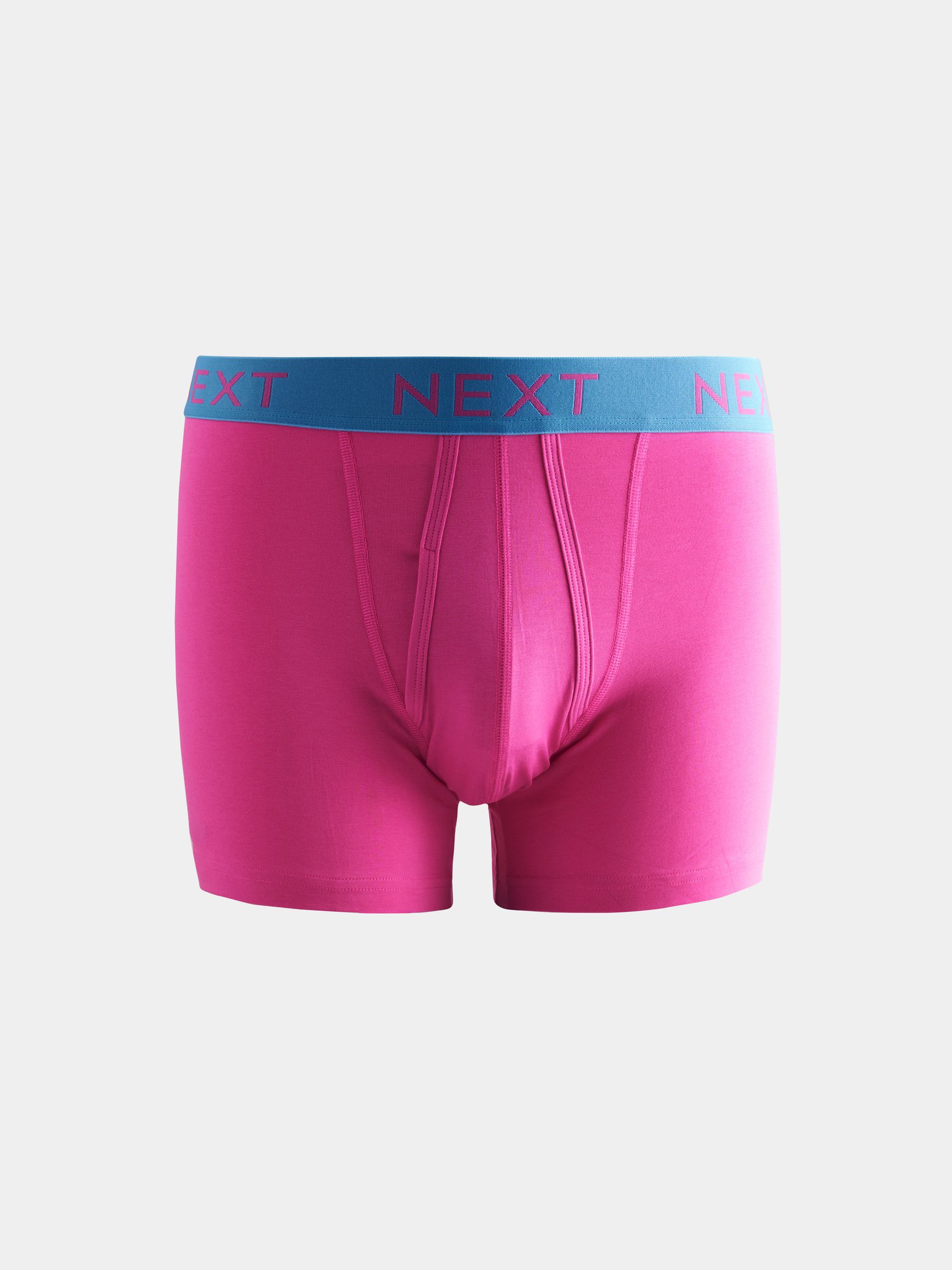 Buy Bright Green/Orange/Blue Contrast Colour 10 pack A-Front Boxers ...