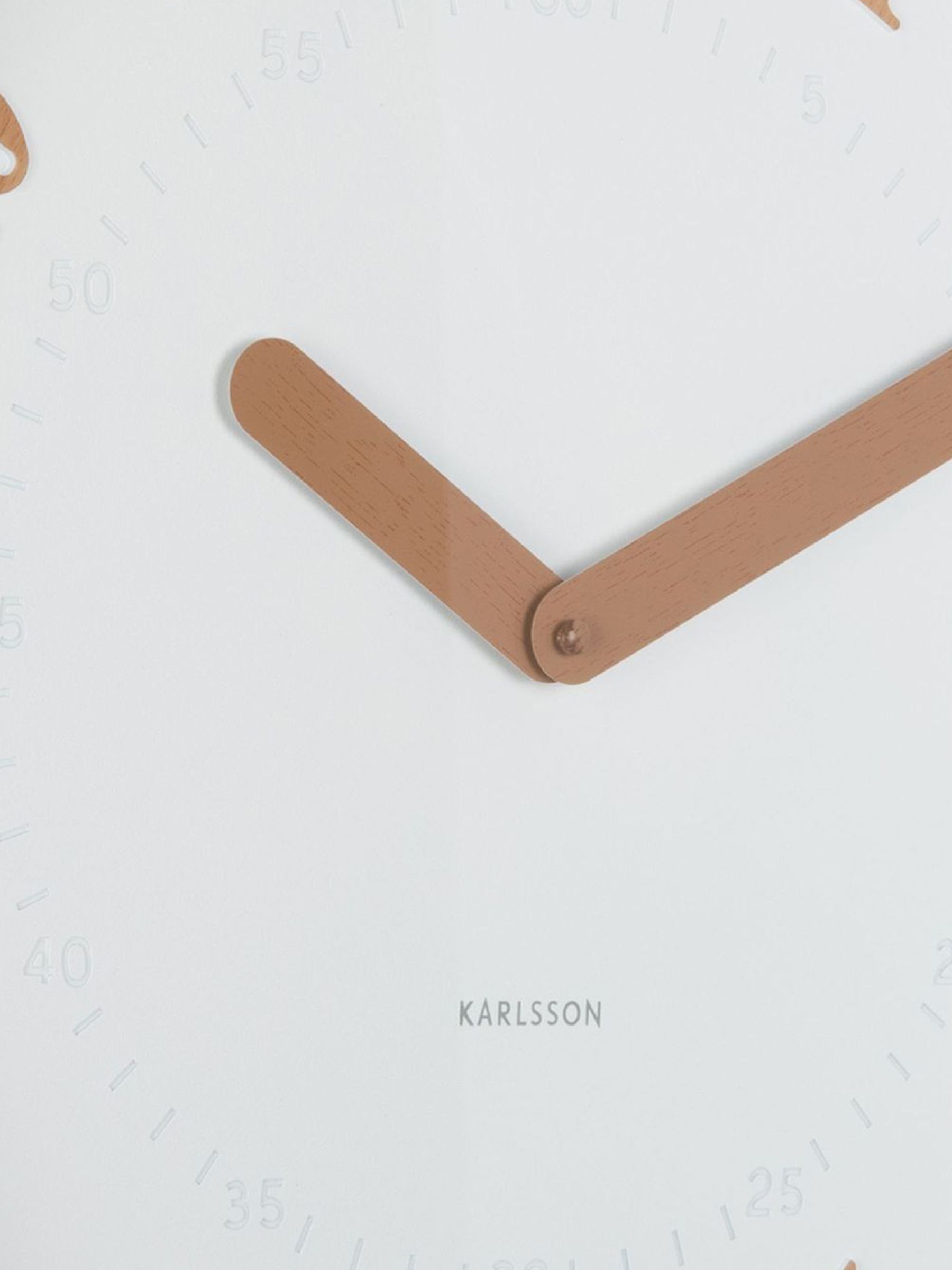 Buy Karlsson White Amena Luxury Wall Clock from the Next UK online shop