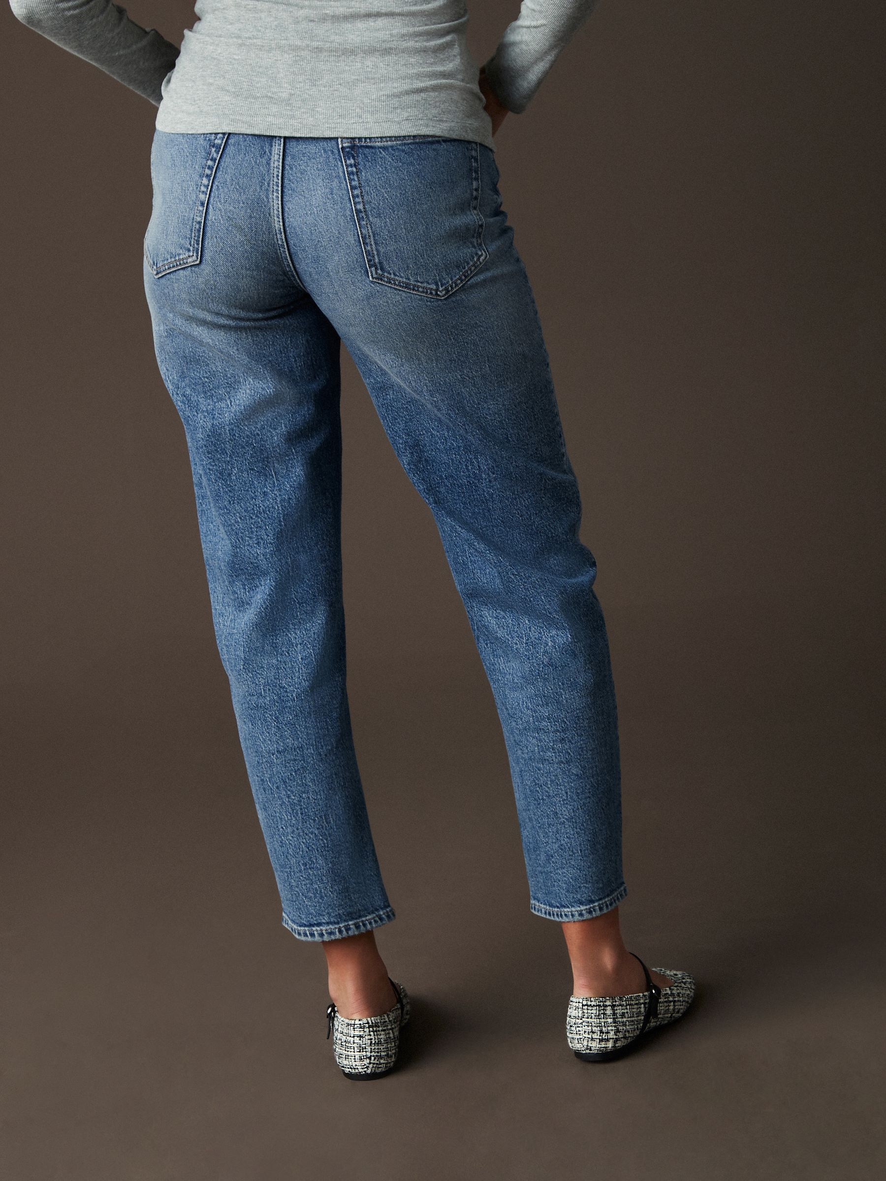 Buy Dark Blue Authentic Carrot Barrel Jeans from the Next UK online shop