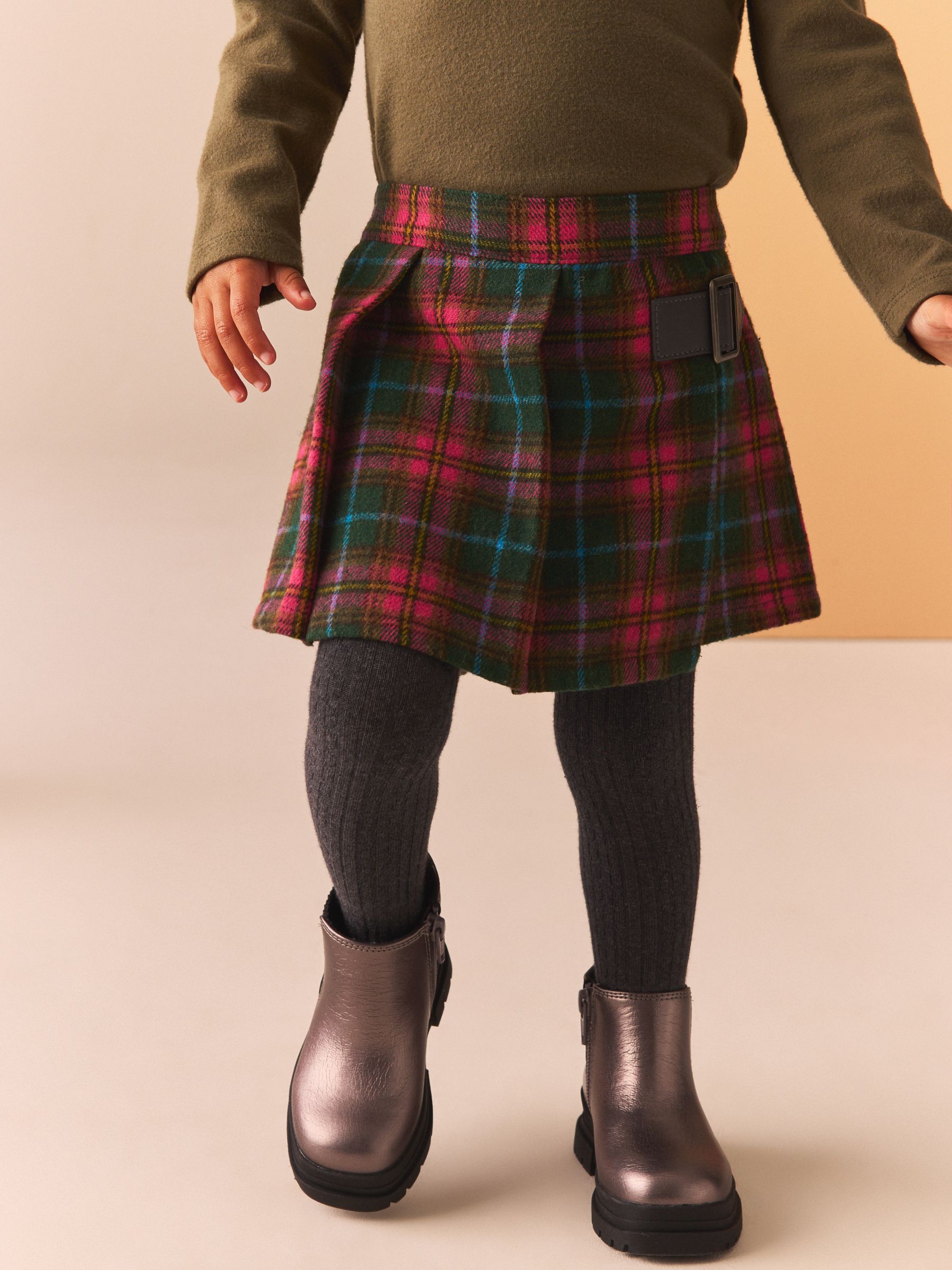 Buy Green Kilt And Tights Set (3mths-10yrs) from the Next UK online shop