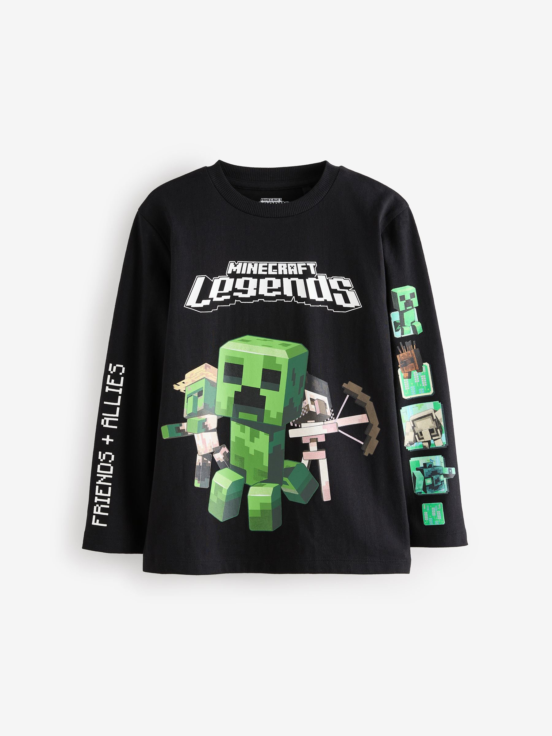 Buy Black Minecraft T-Shirt (3-16yrs) from Next Ireland