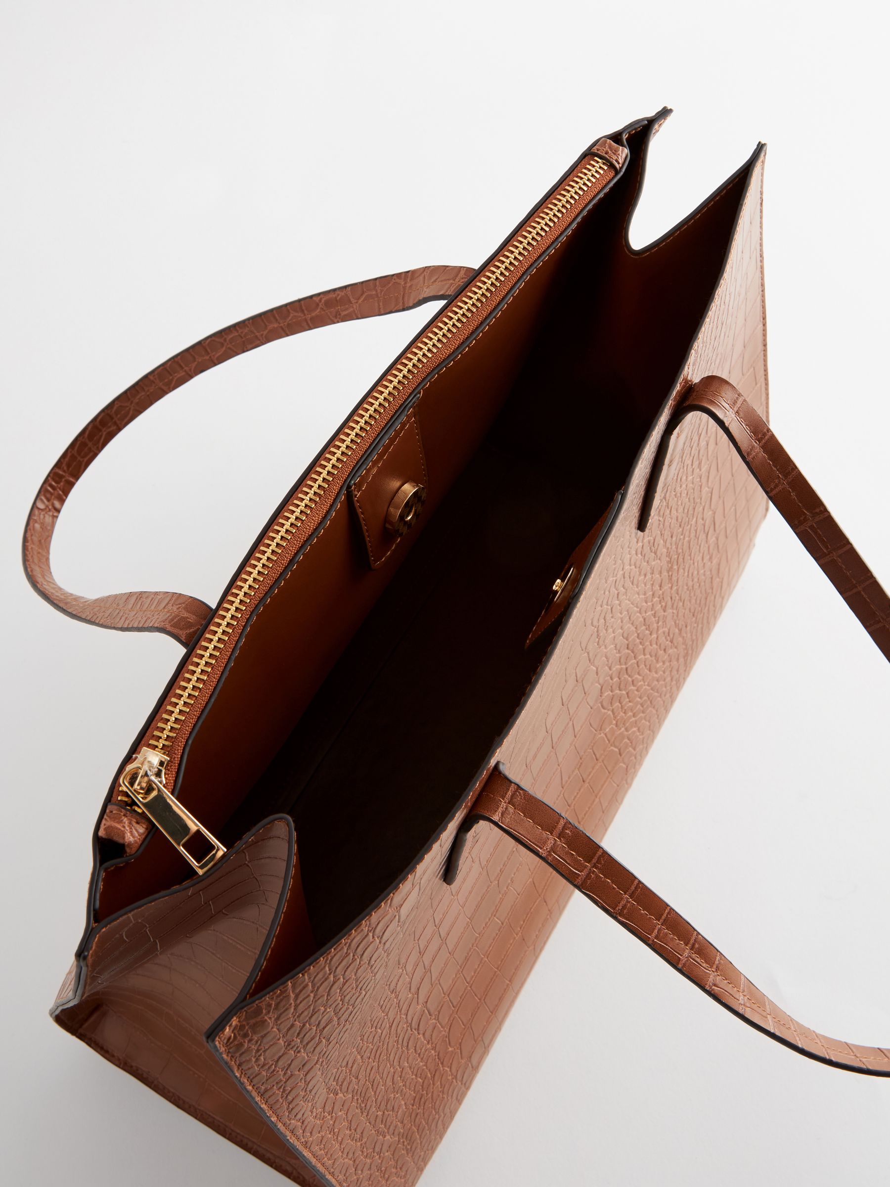 Buy Tan Brown Formal Open Tote Bag from the Next UK online shop