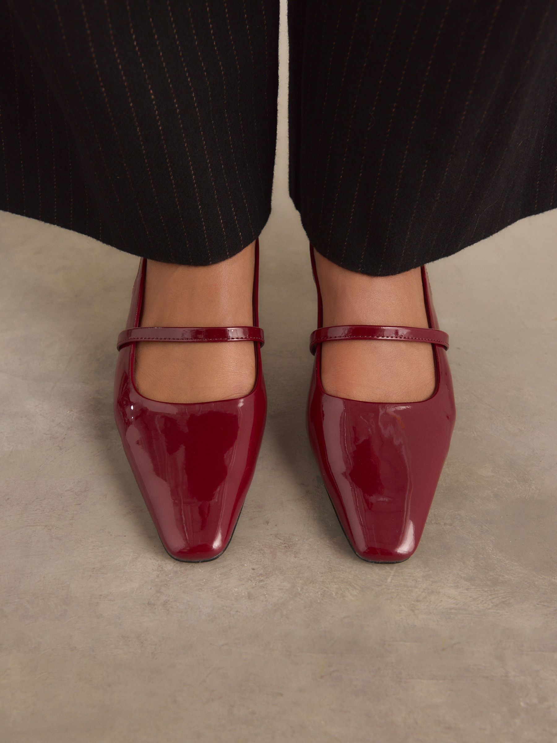 Buy Red Forever Comfort® Square Toe Sling Back Heels from the Next UK ...