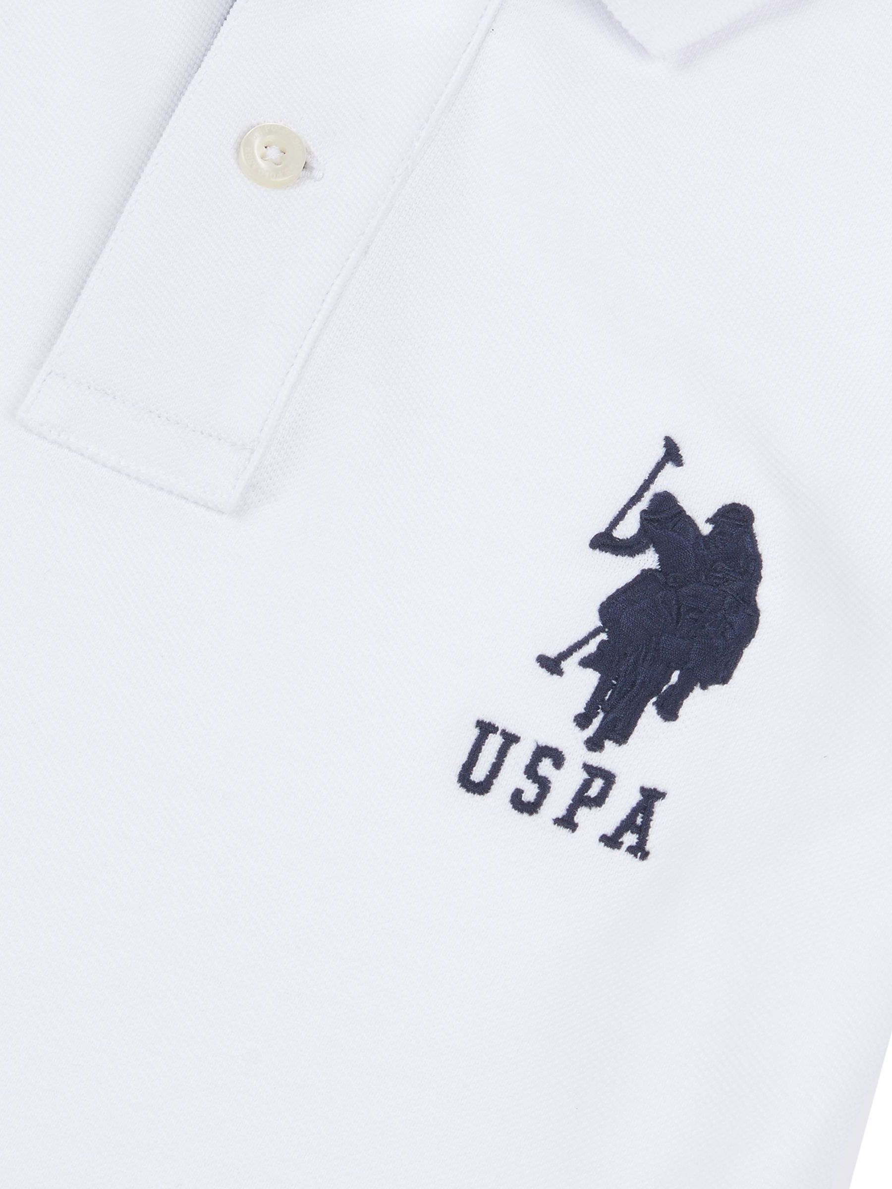 Buy U.S. Polo Assn. White Player 3 Polo Shirt from the Next UK online shop