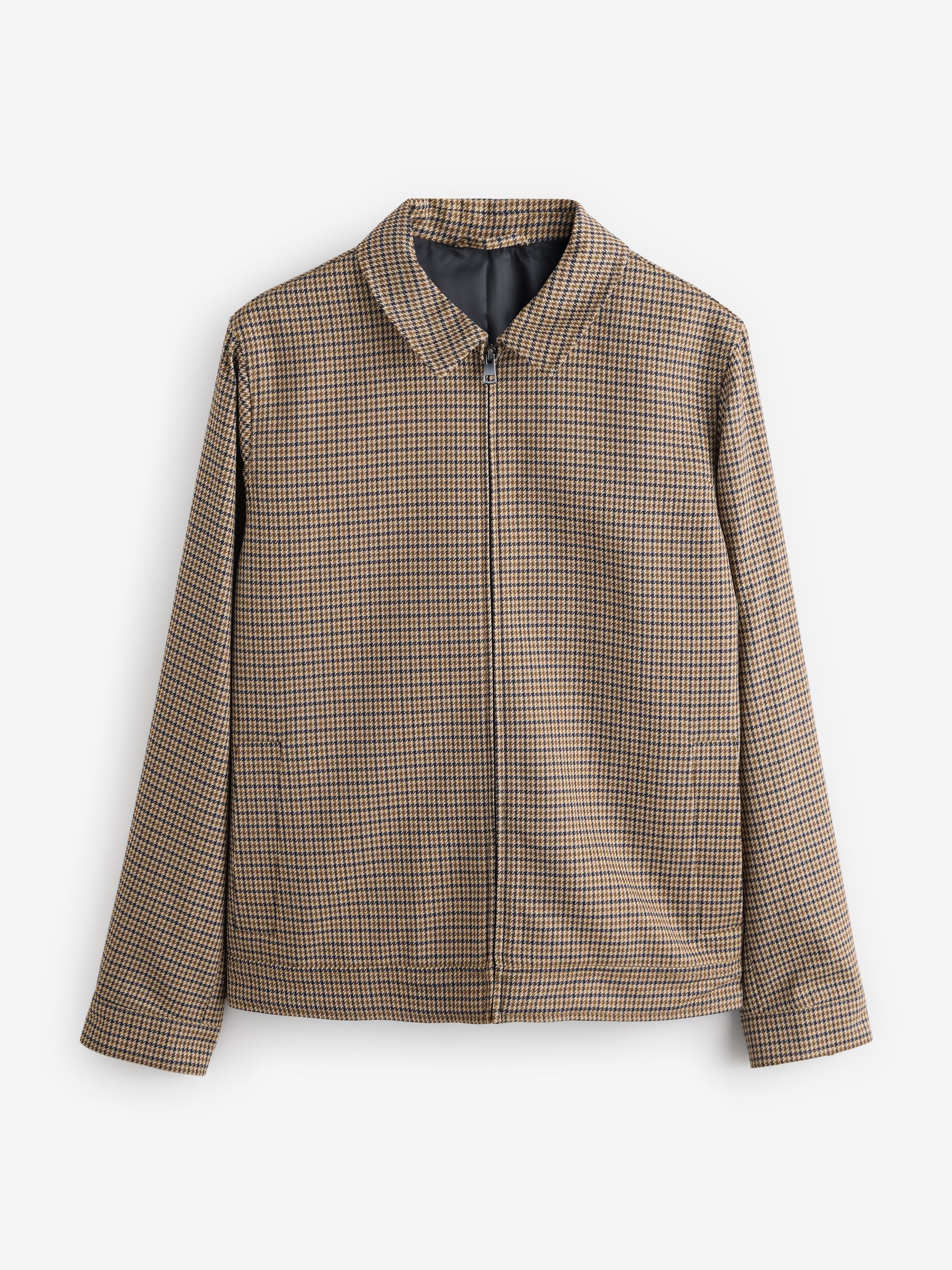 Buy Neutral Dogtooth Check Shacket from the Next UK online shop