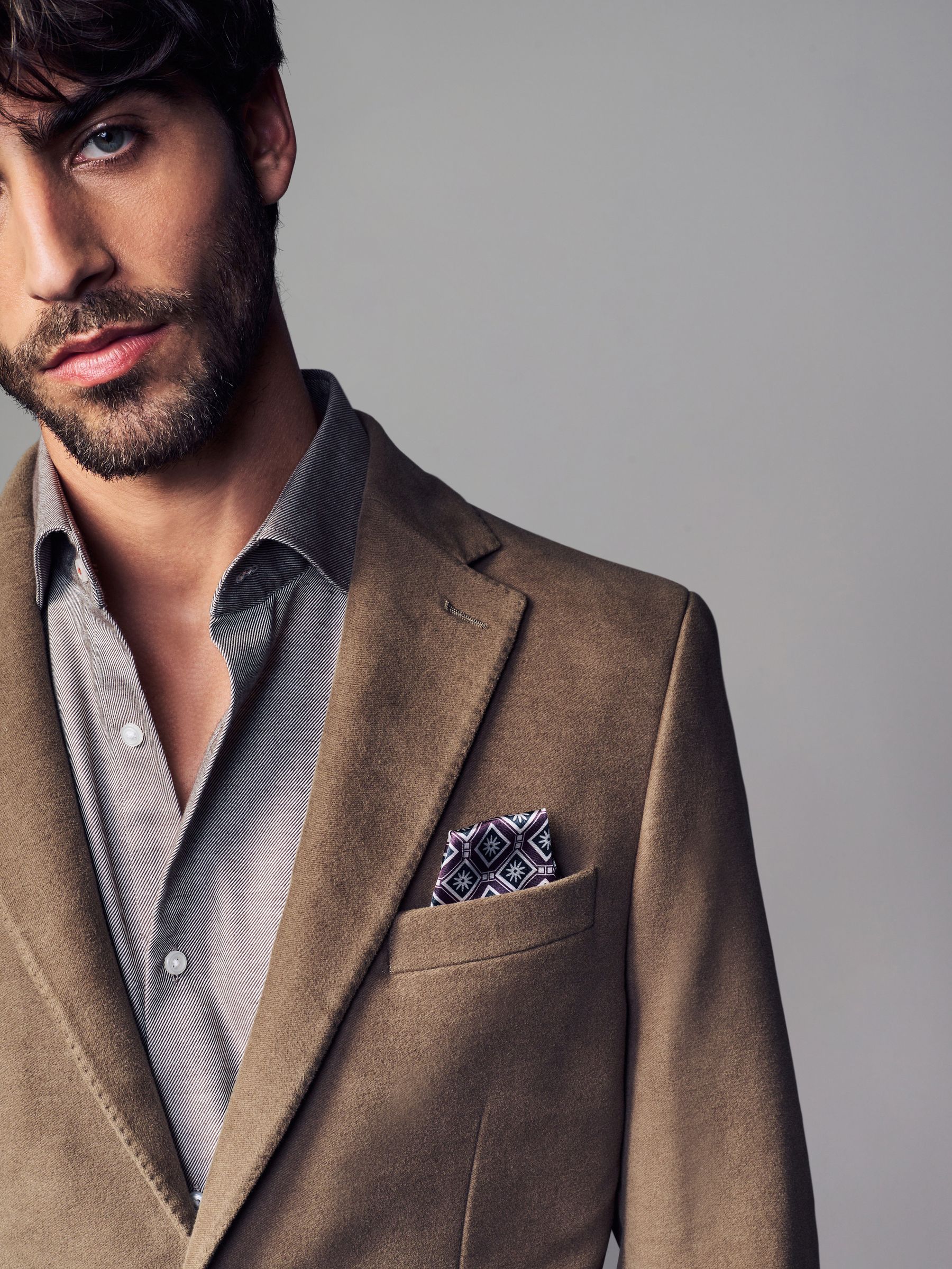 Buy Neutral Nova Fides Moleskin Textured Blazer from the Next UK online ...