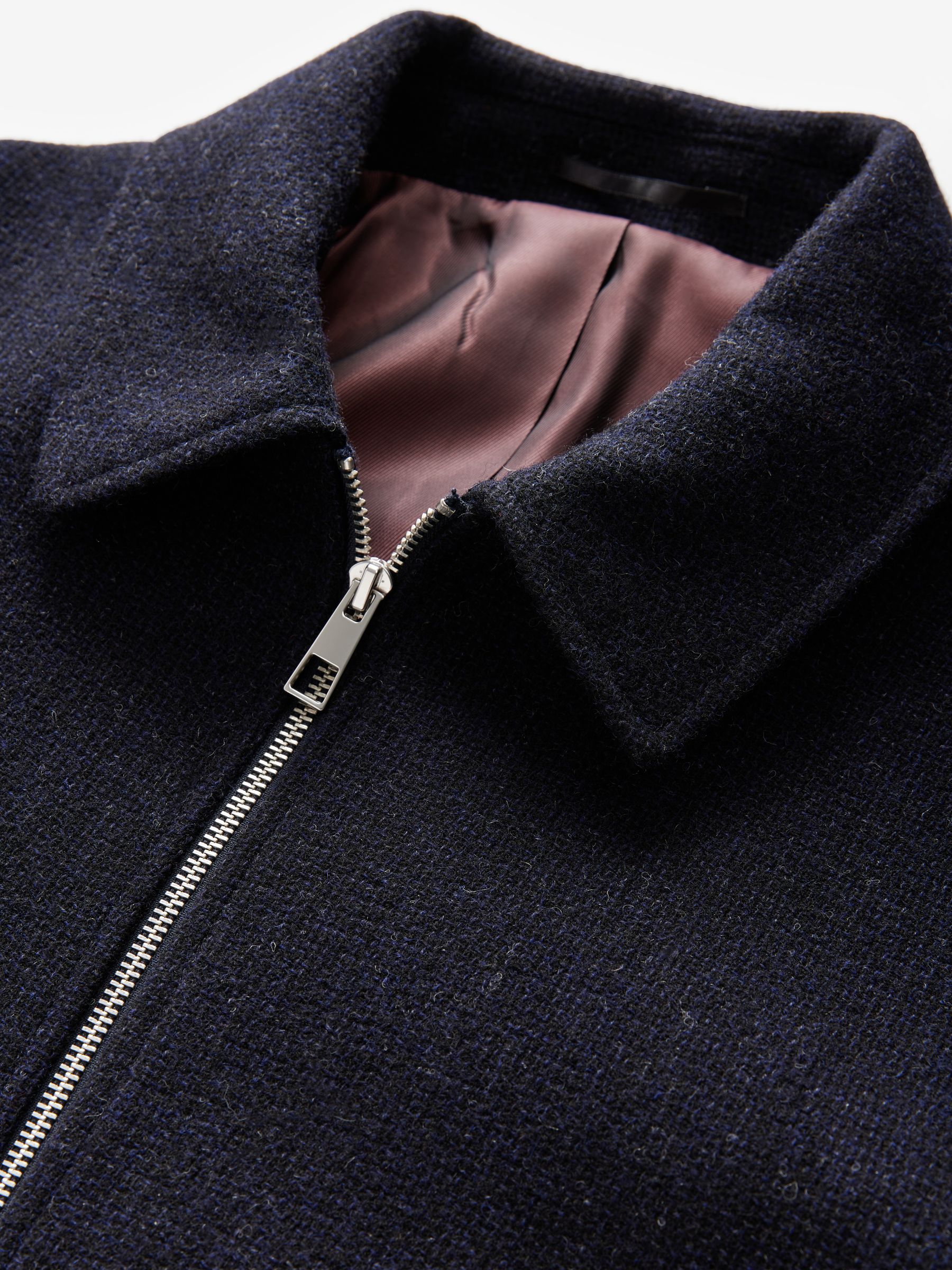 Buy Navy Blue Signature 100% Wool Jacket from Next Australia