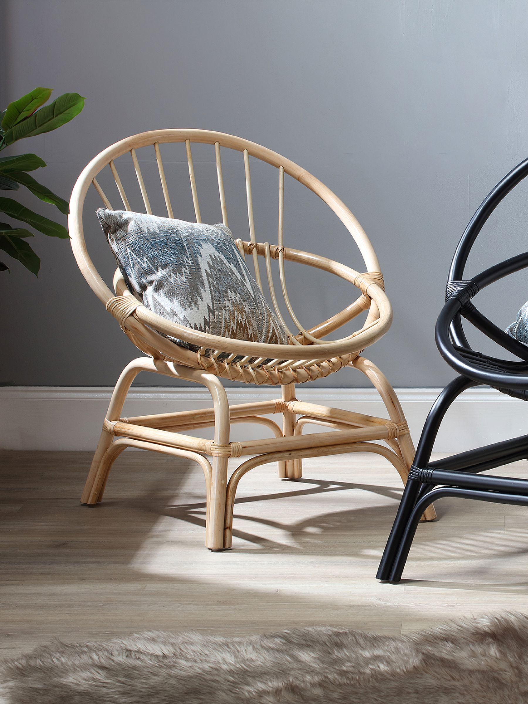 Buy Desser Natural Moon Wicker Rattan Chair from the Next UK online shop