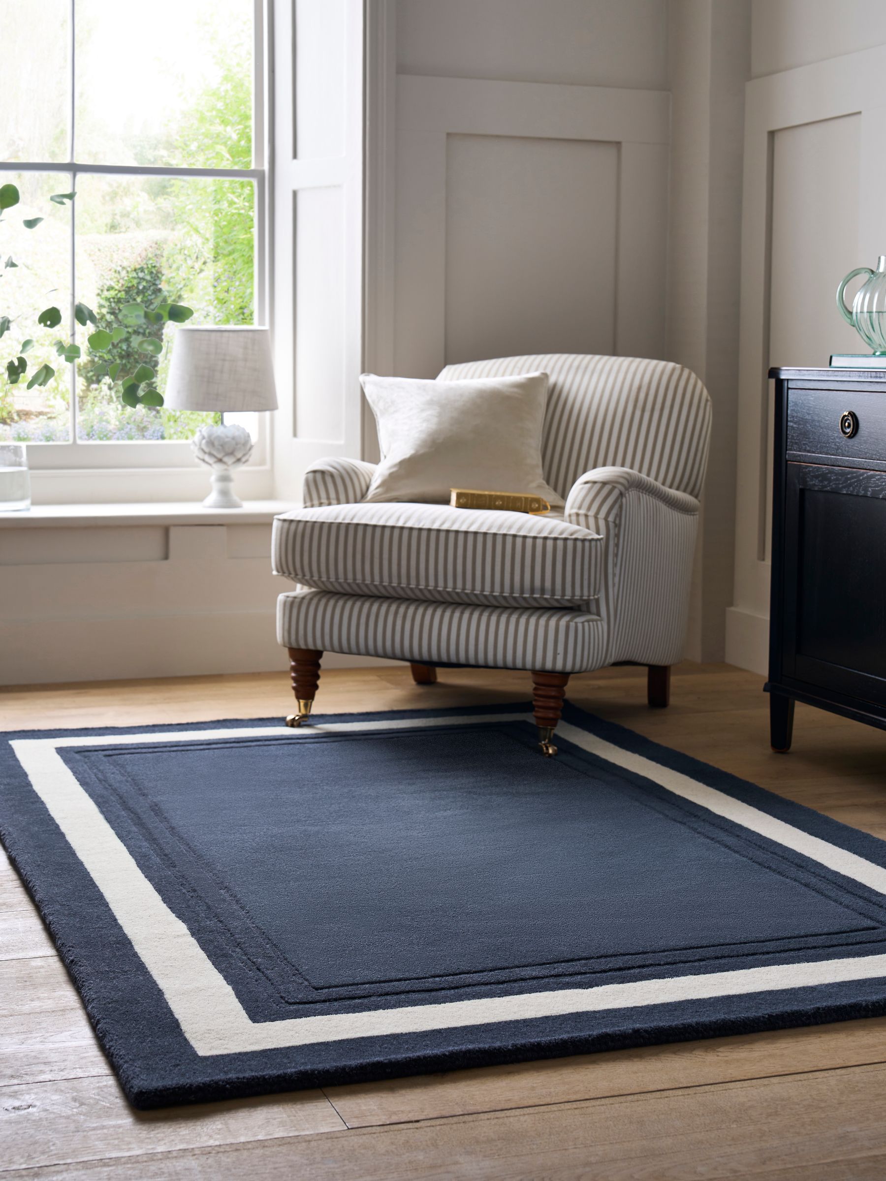 Buy Laura Ashley Midnight Lewes Rug from the Next UK online shop