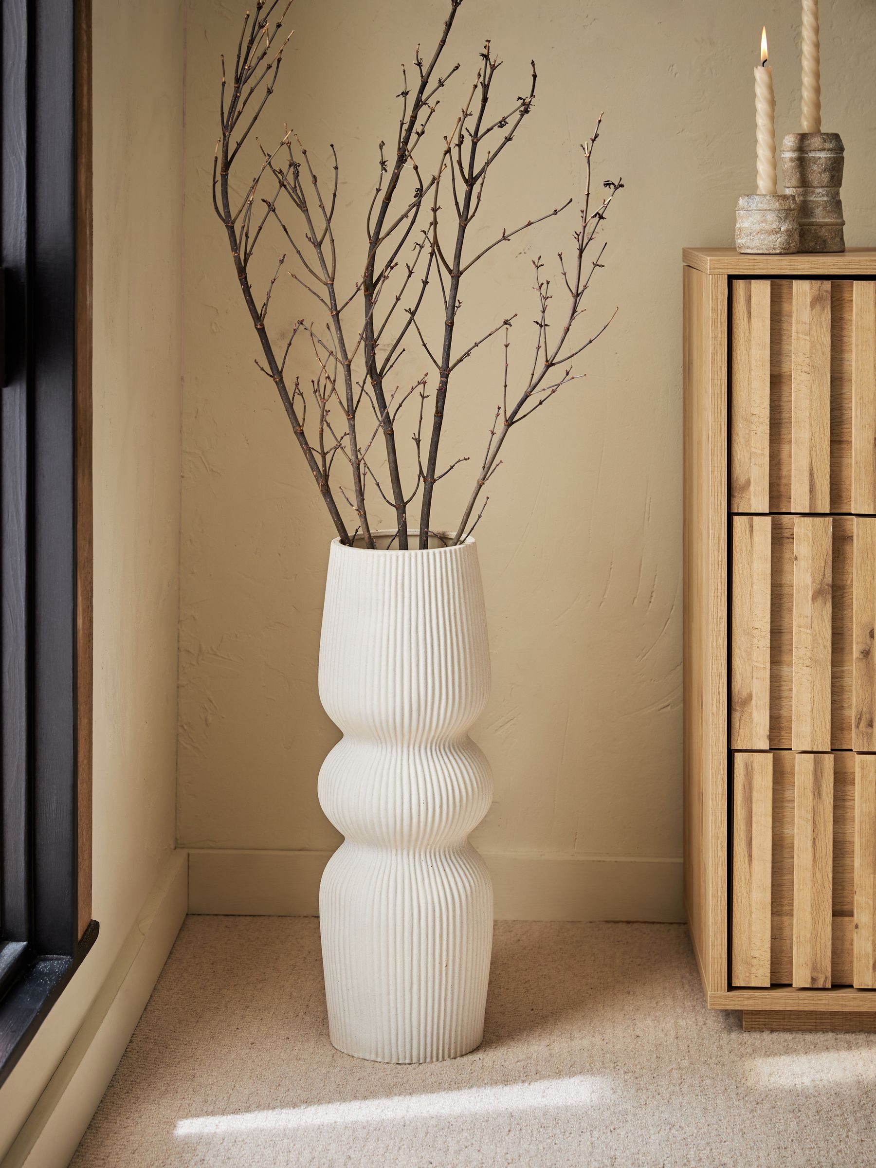 Buy Natural Textured Extra Large Vase from the Next UK online shop
